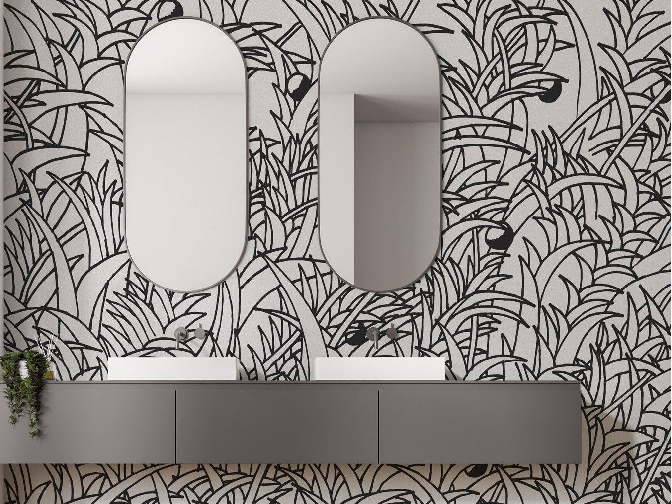 SEASON 1 KW1406 Ecological Plaster backing wallpaper with floral ...