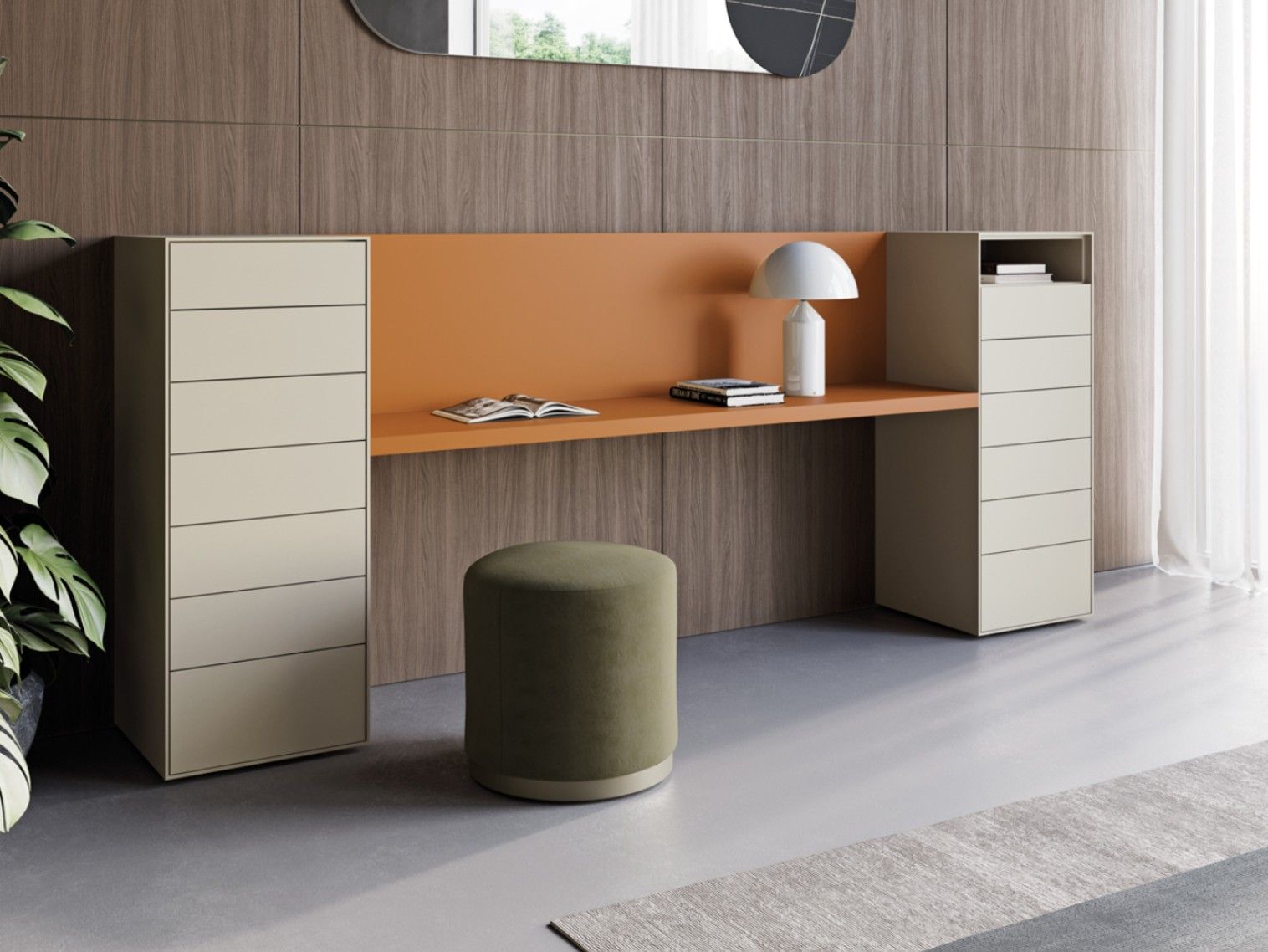 MODULA | Secretary desk By Dall'Agnese