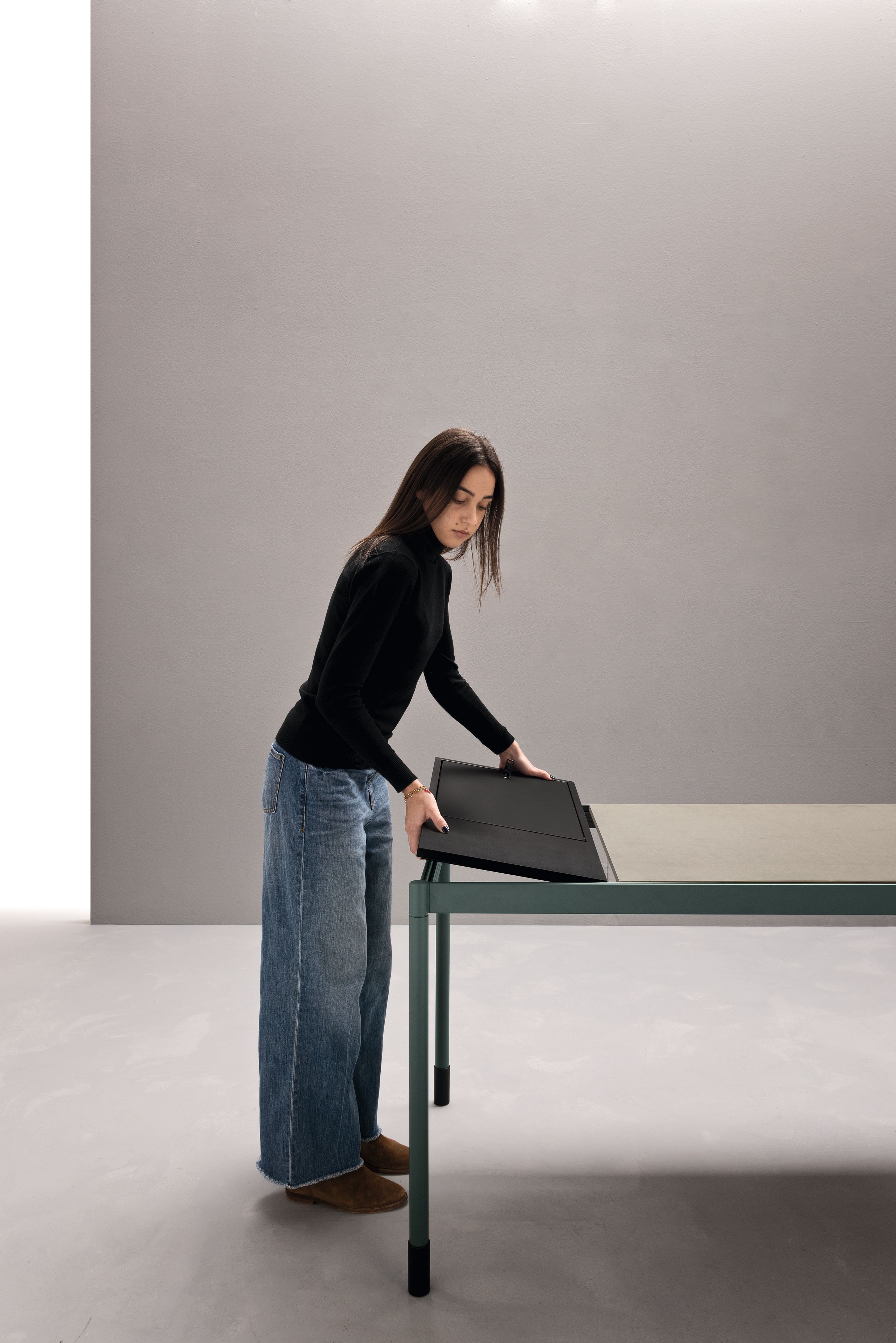 FLUIDO Sectional aluminium office desk By Martex | design Daniele Del ...