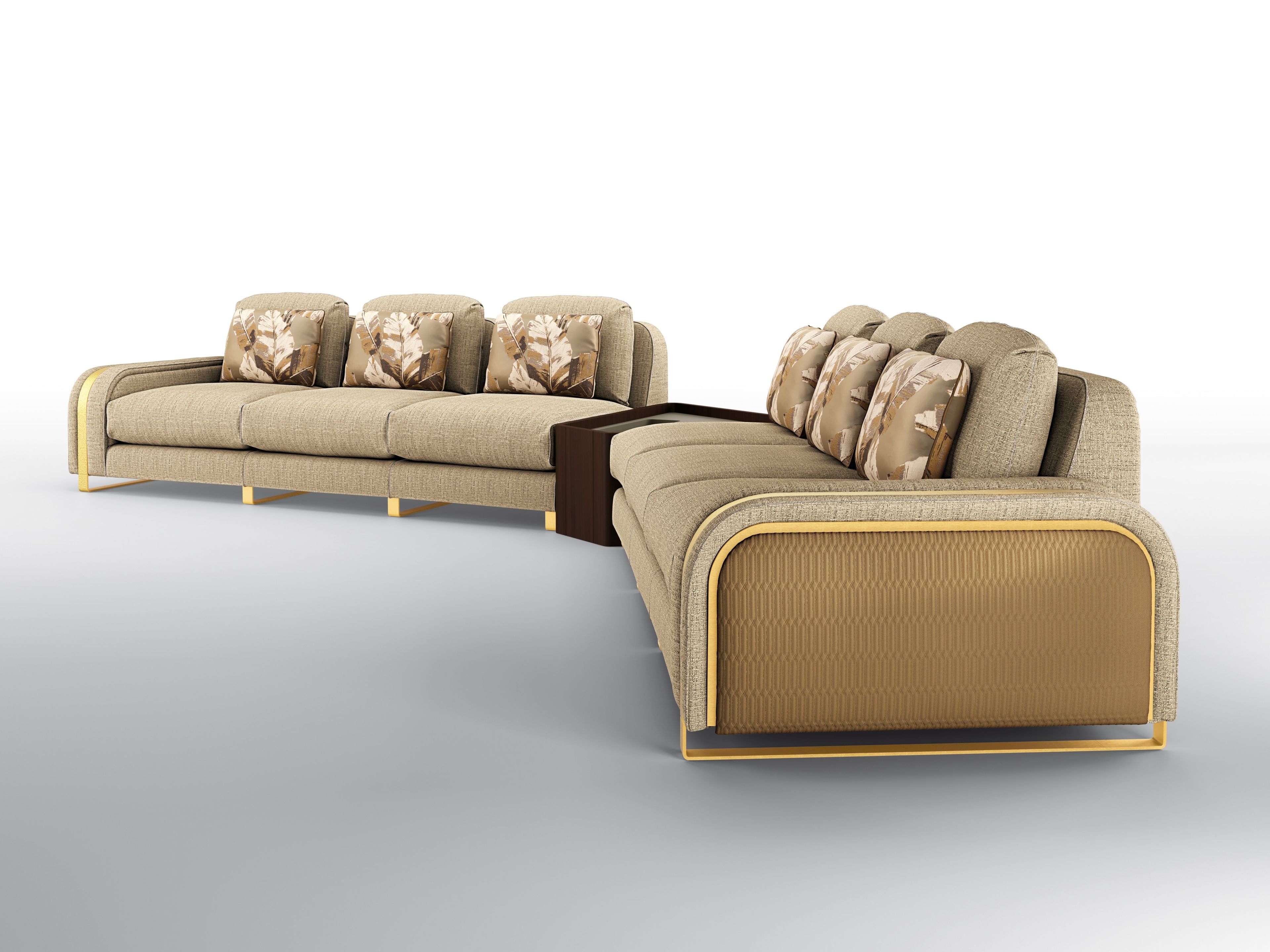 WAVE | Sectional sofa Wave Collection By BRUNO ZAMPA
