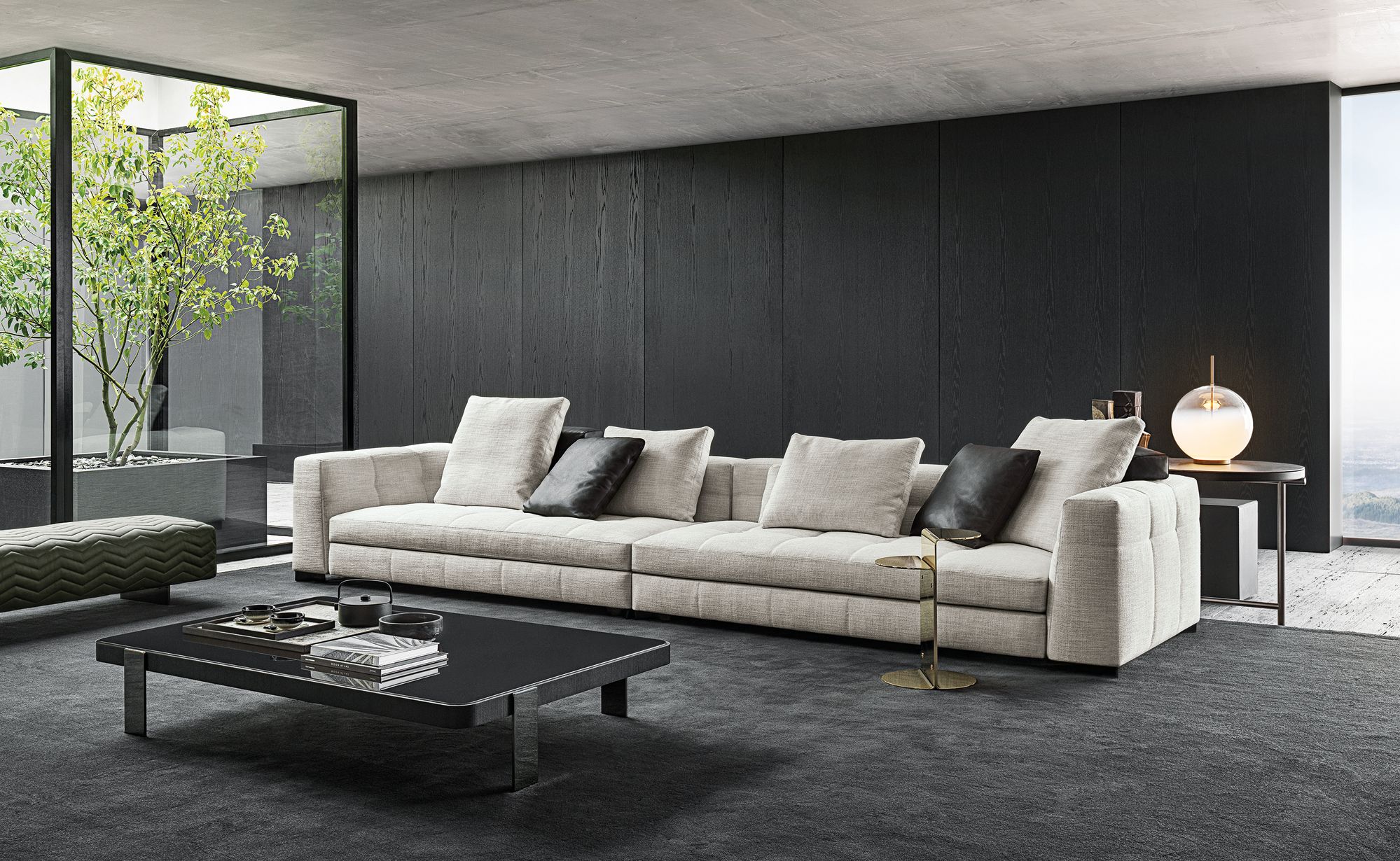 BLAZER | Sectional sofa By Minotti design Rodolfo Dordoni