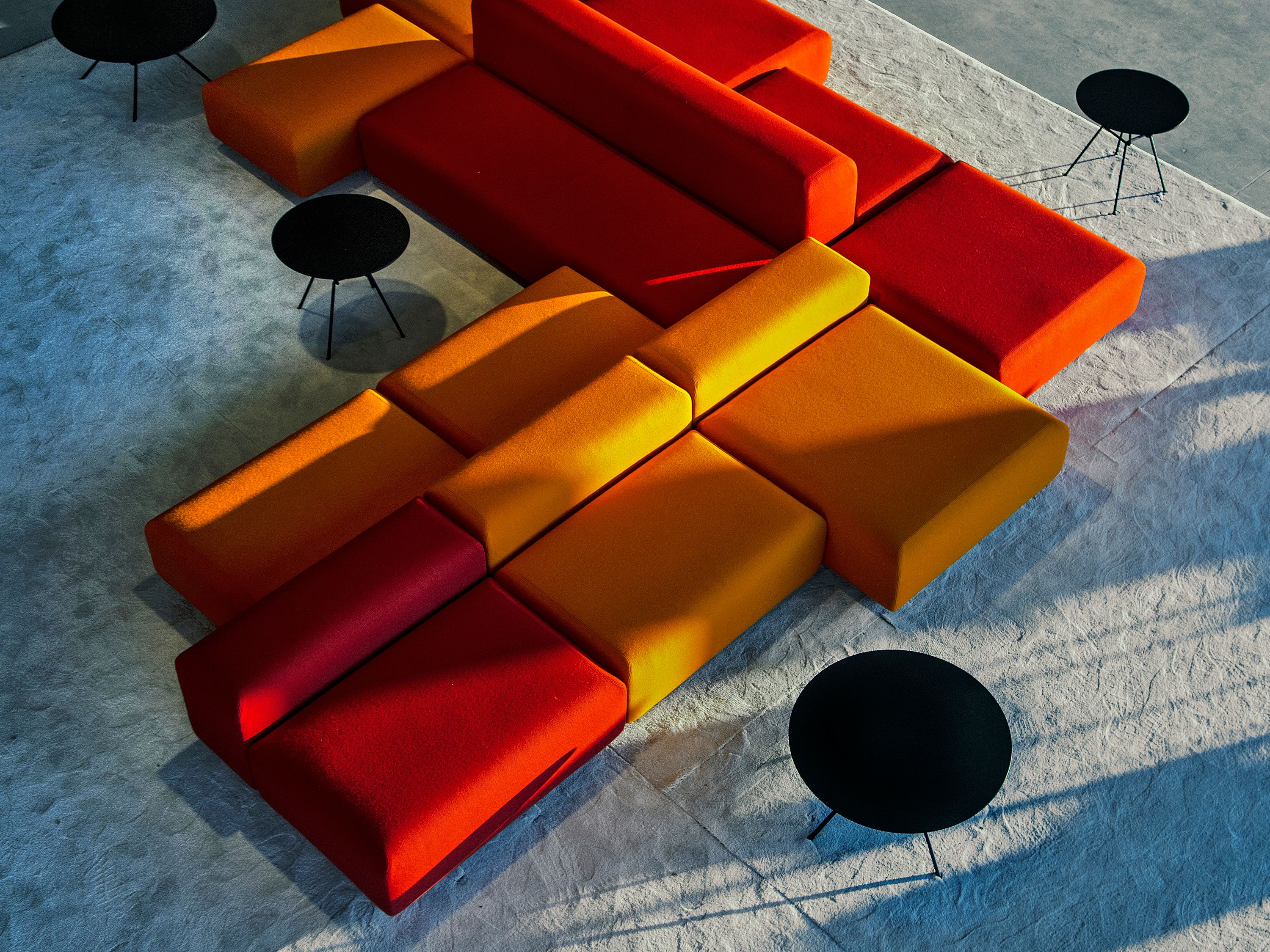 KLASTER | Sectional sofa By prostoria design Numen / For Use