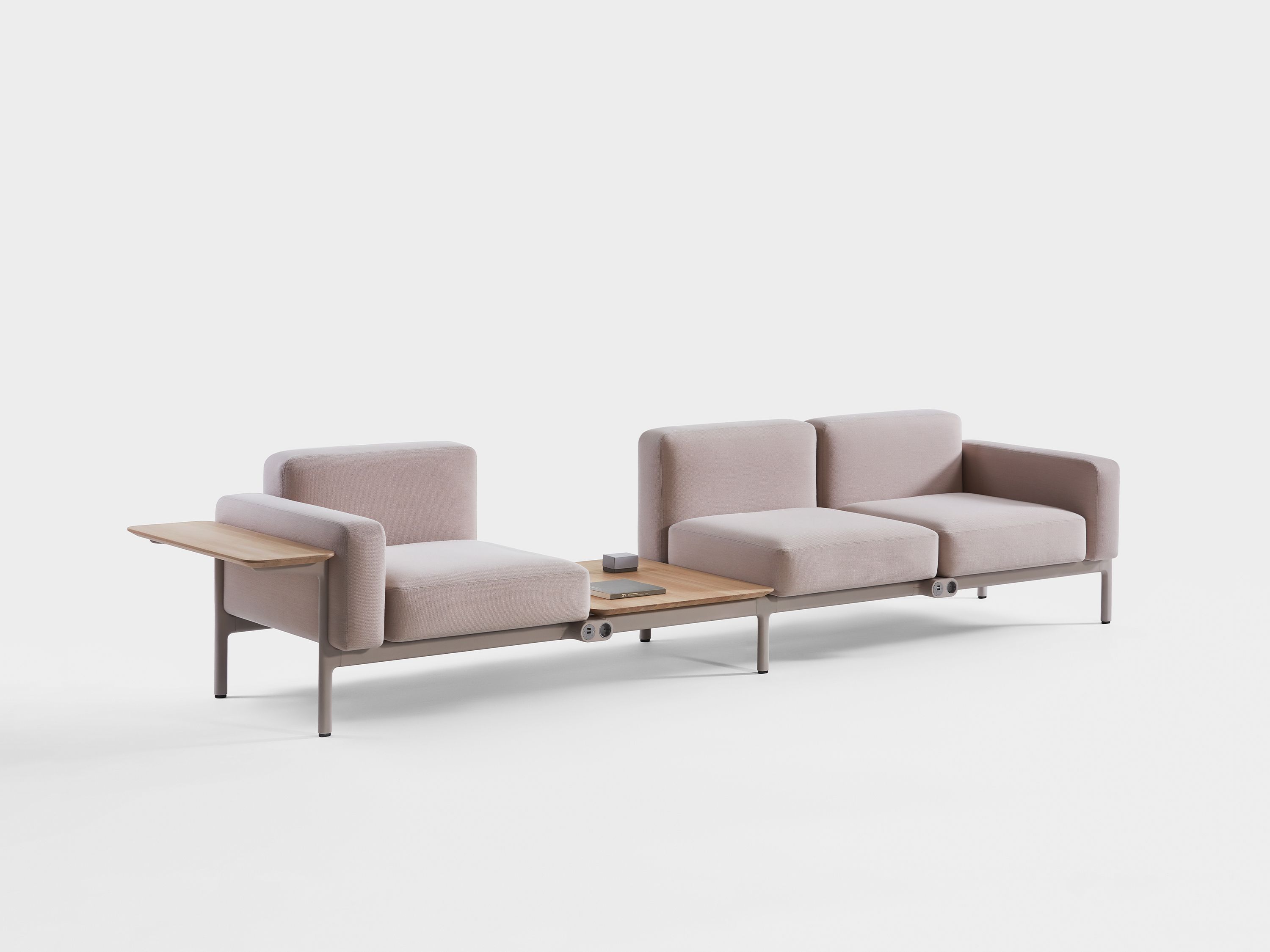 ROSTRUM Sectional fabric sofa By Prostoria | design Layer, Benjamin Hubert