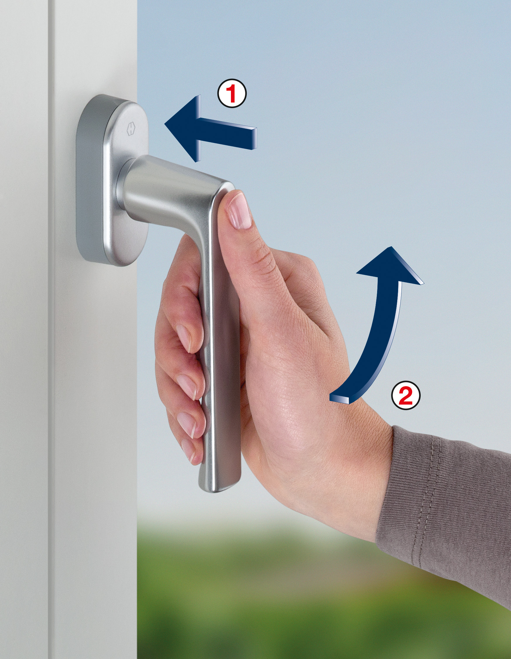 HAMBURG | Window handle SecuForte® Collection By HOPPE