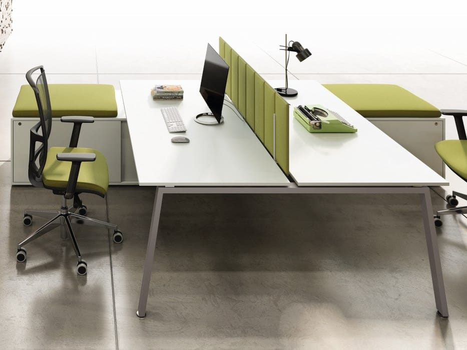 SEDICI÷NONI | Contemporary style office desk Multiple workstation desk ...