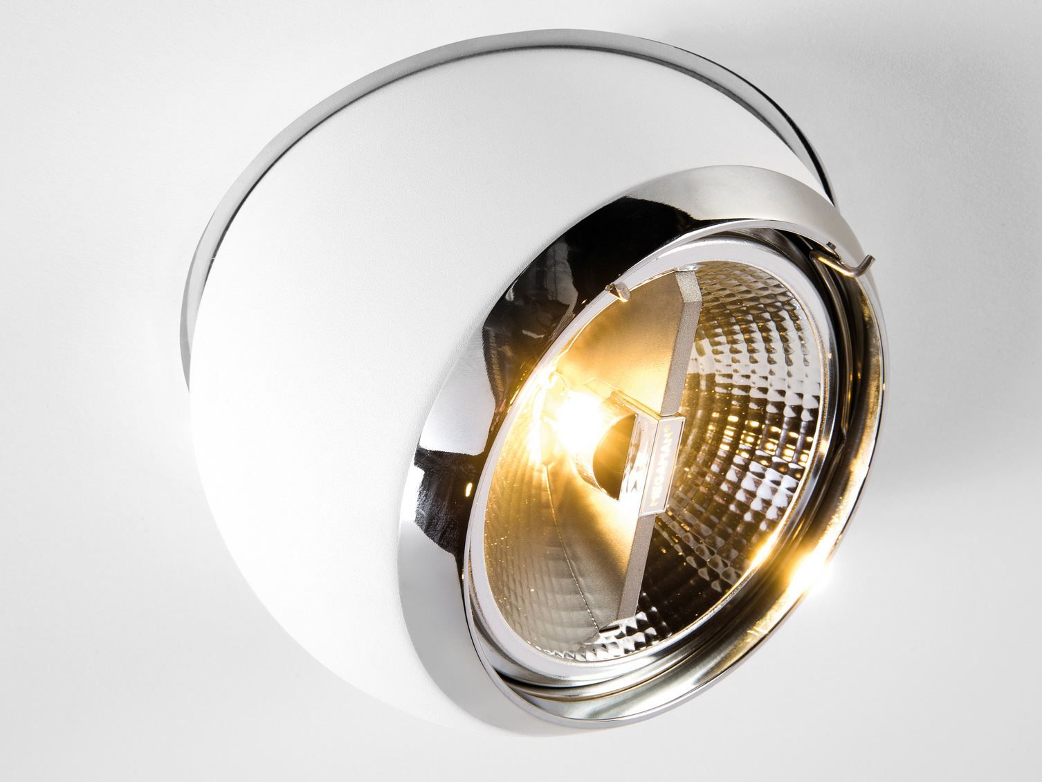 BOLSTER Semi-inset adjustable round spotlight By Modular Lighting ...