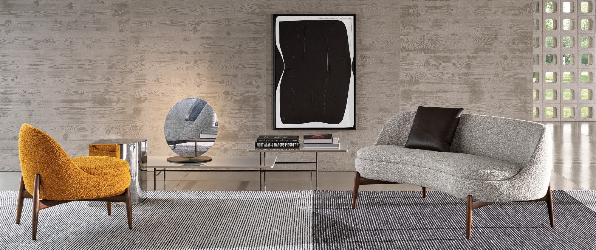 SENDAI | Fabric armchair By Minotti design Inoda + Sveje