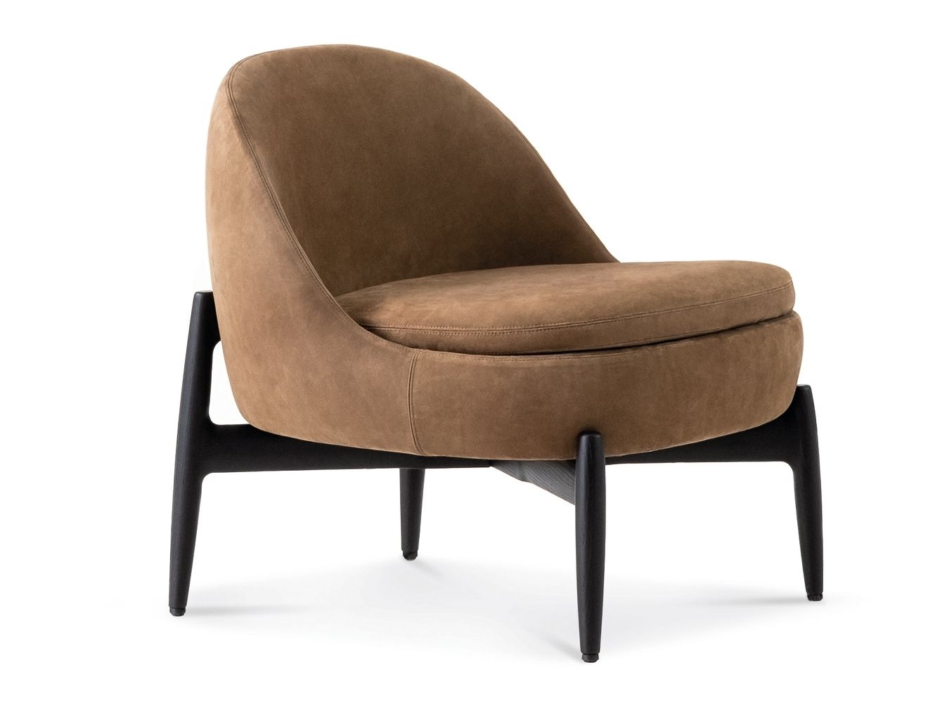 Poltrona Lounge in pelle SENDAI - Minotti - Edilportale