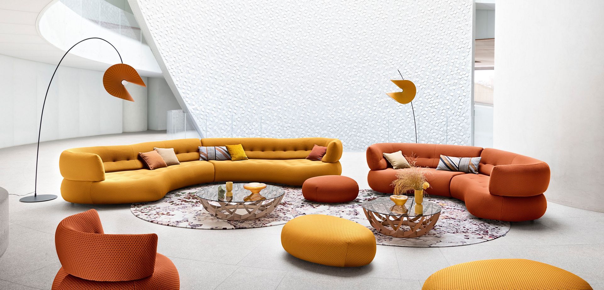 SENSE | Sofá composable Sofá composable de tela By Roche Bobois