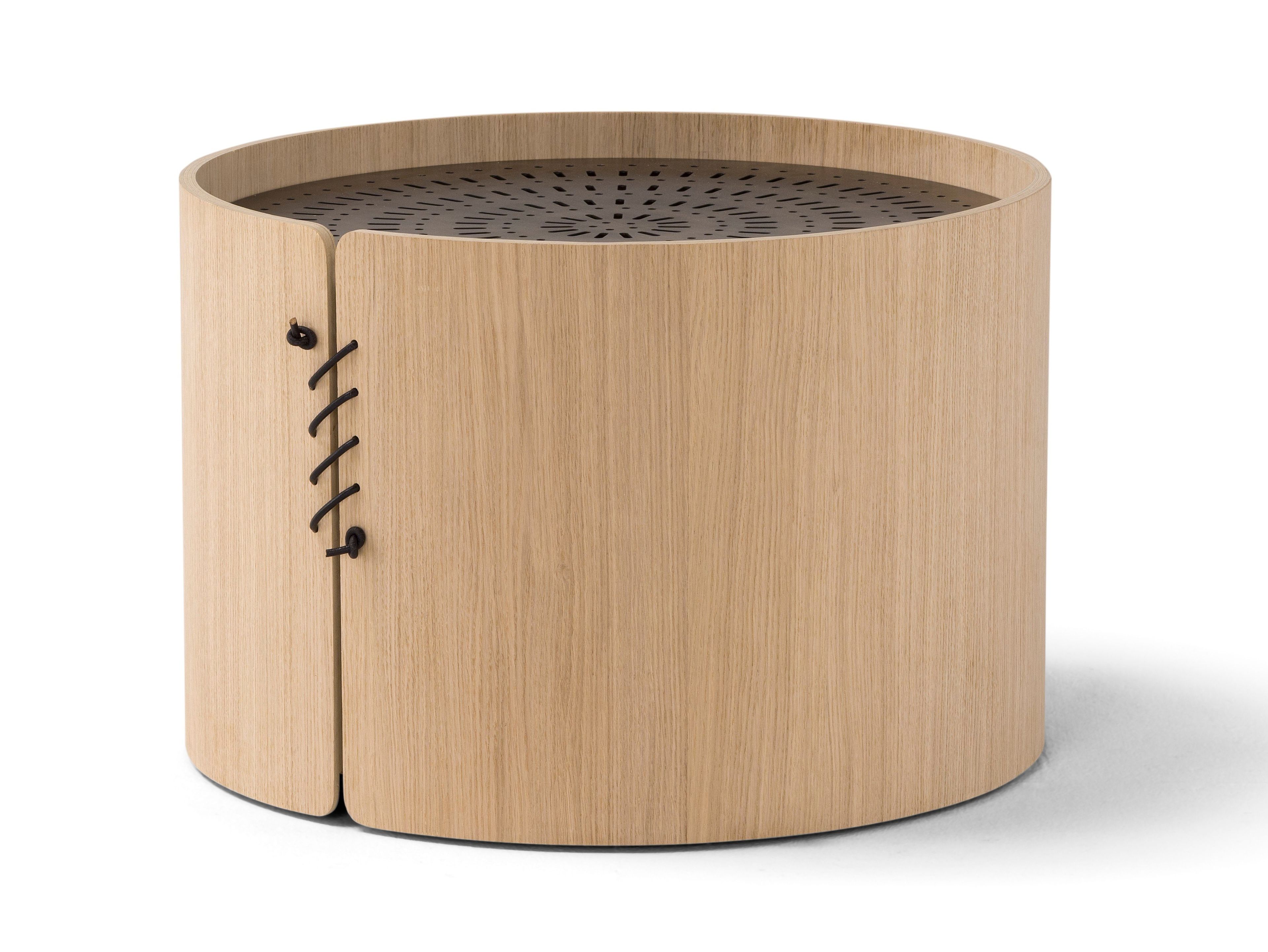 SETACCI Tanned leather coffee table By AMURA | design Elisabetta Furin, Emanuel Gargano, Rosaria ...