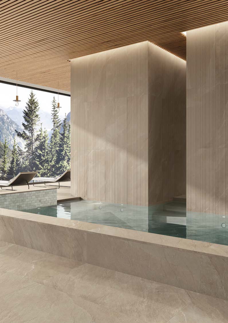 Wall/floor tiles with stone effect SHALE TAUPE Shale Collection By ...