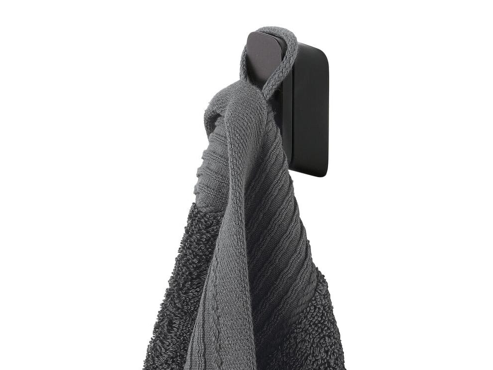 SHIFT BLACK | Metal towel rack Shift Collection By Geesa
