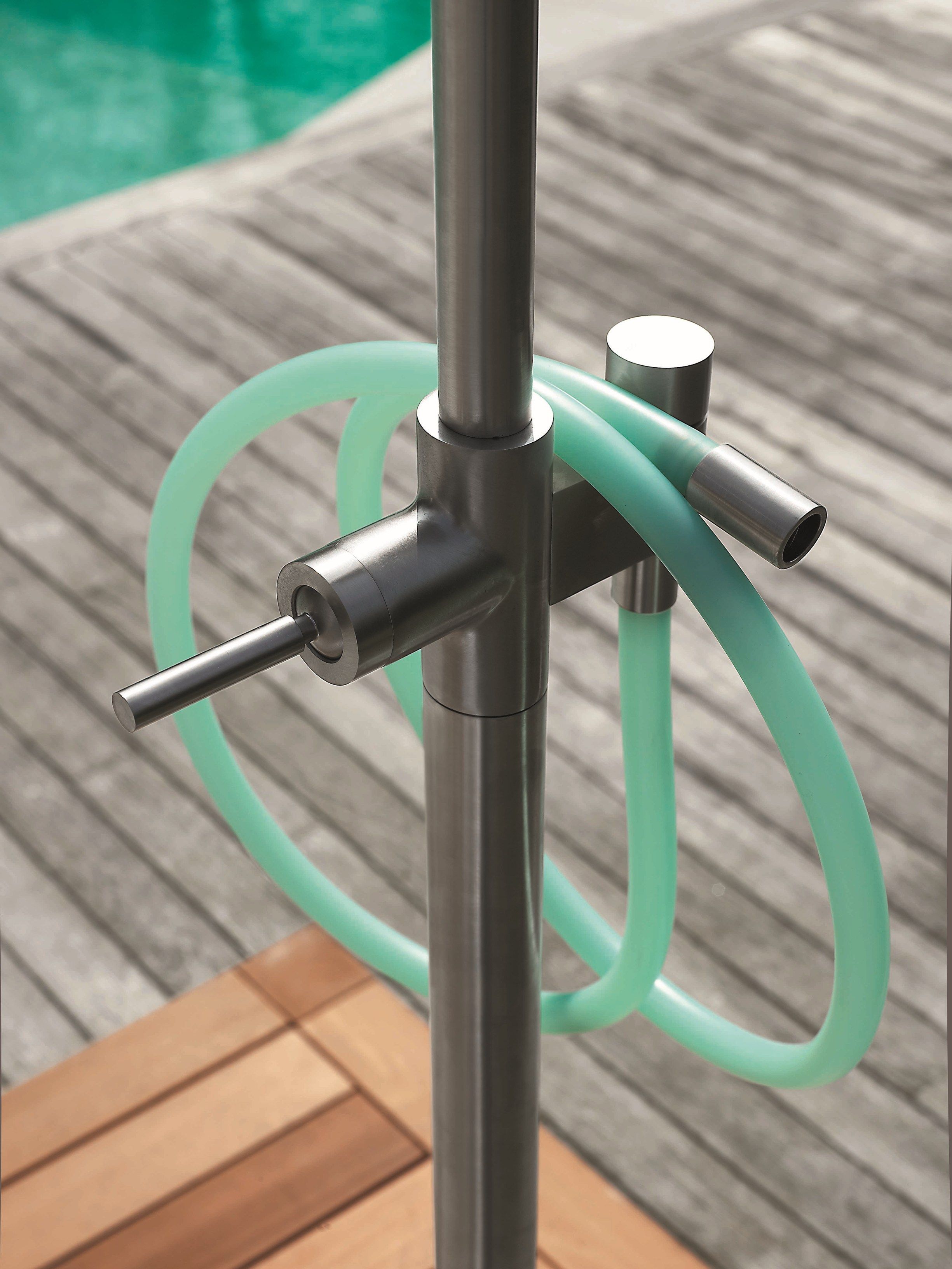 Stainless steel outdoor shower SHOWER COLUMNS By Kos by Zucchetti ...