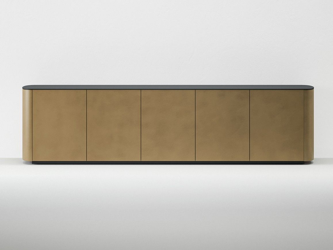 SIDE Modular wooden sideboard with doors By Caccaro | design Monica Graffeo
