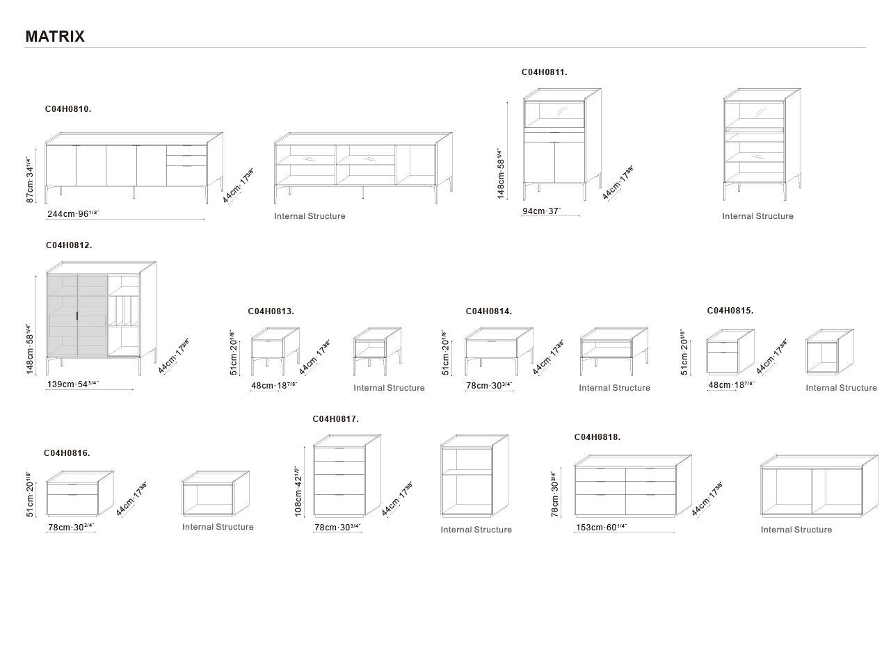 MATRIX | Sideboard By CAMERICH