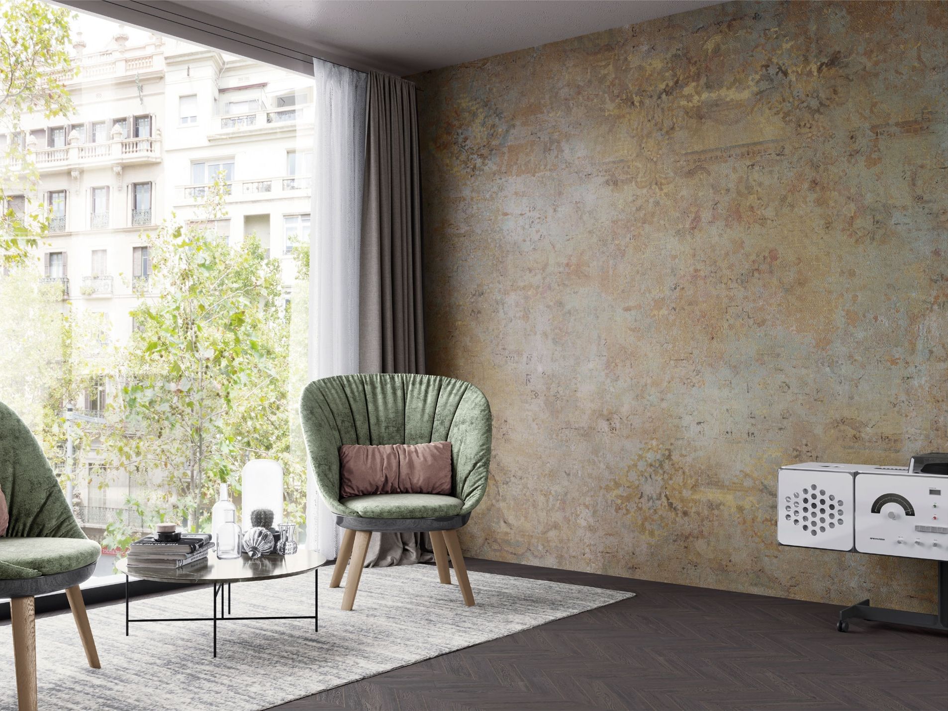 Nonwoven wallpaper SINBAD New Carpet Collection By Tecnografica