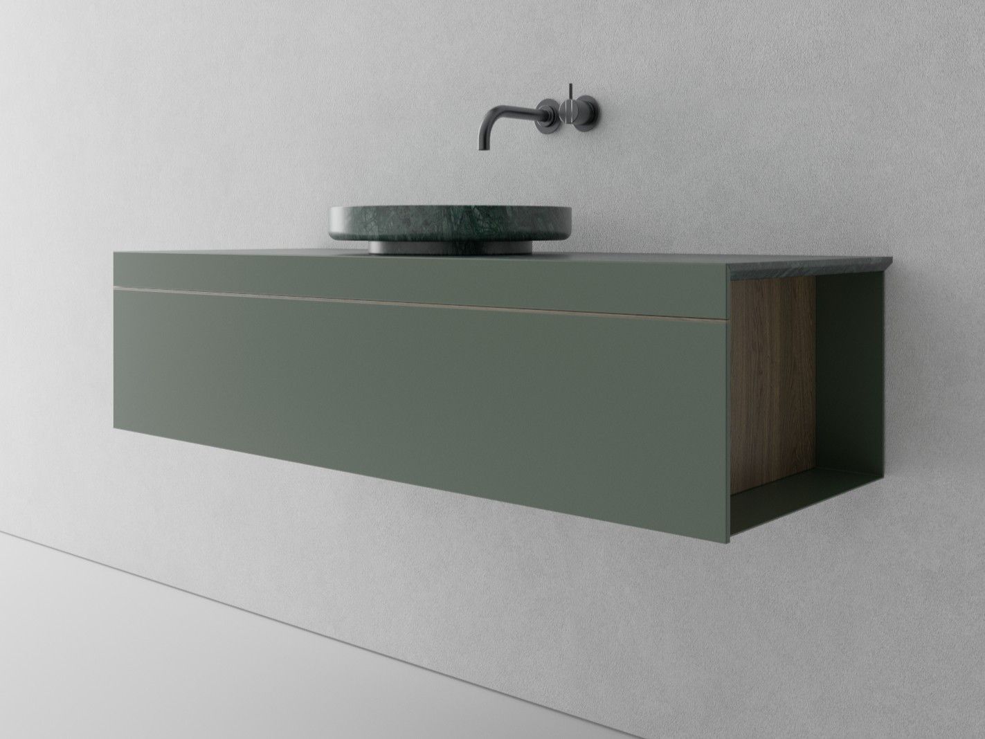 CONCAVE | Single vanity unit By Cassica Baths