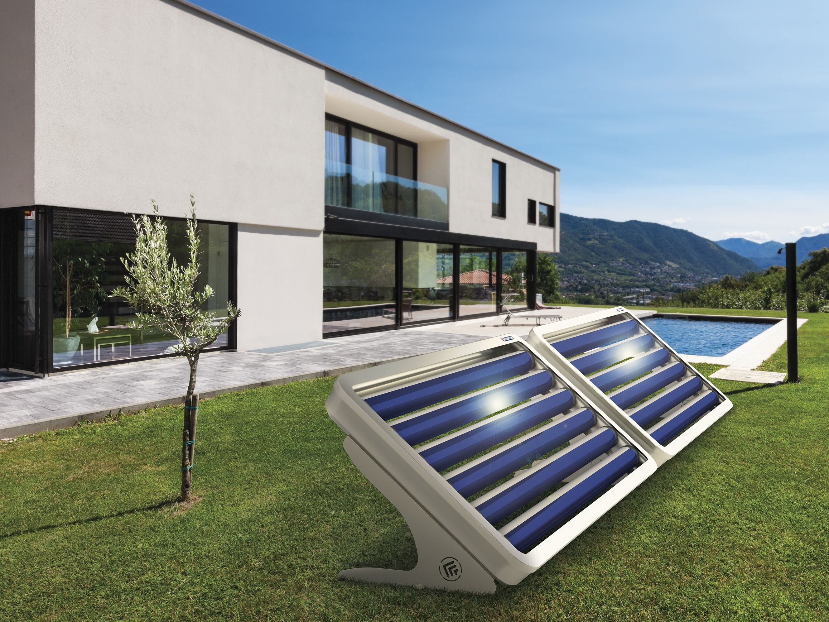 Solar thermal panel SISTEMA STRATOS 4S Termoidraulica Series By CORDIVARI