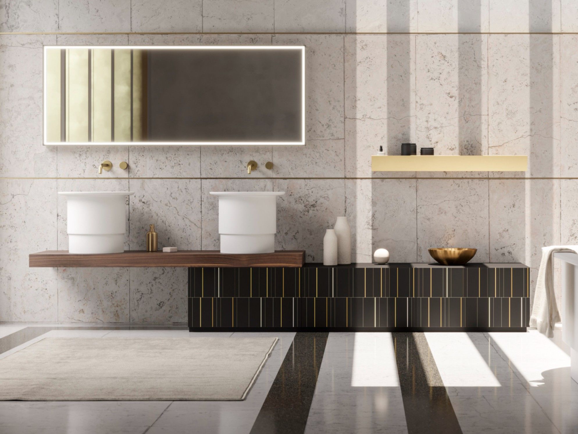 SKY TEXTURE 12 vanity unit By Arbi Arredobagno