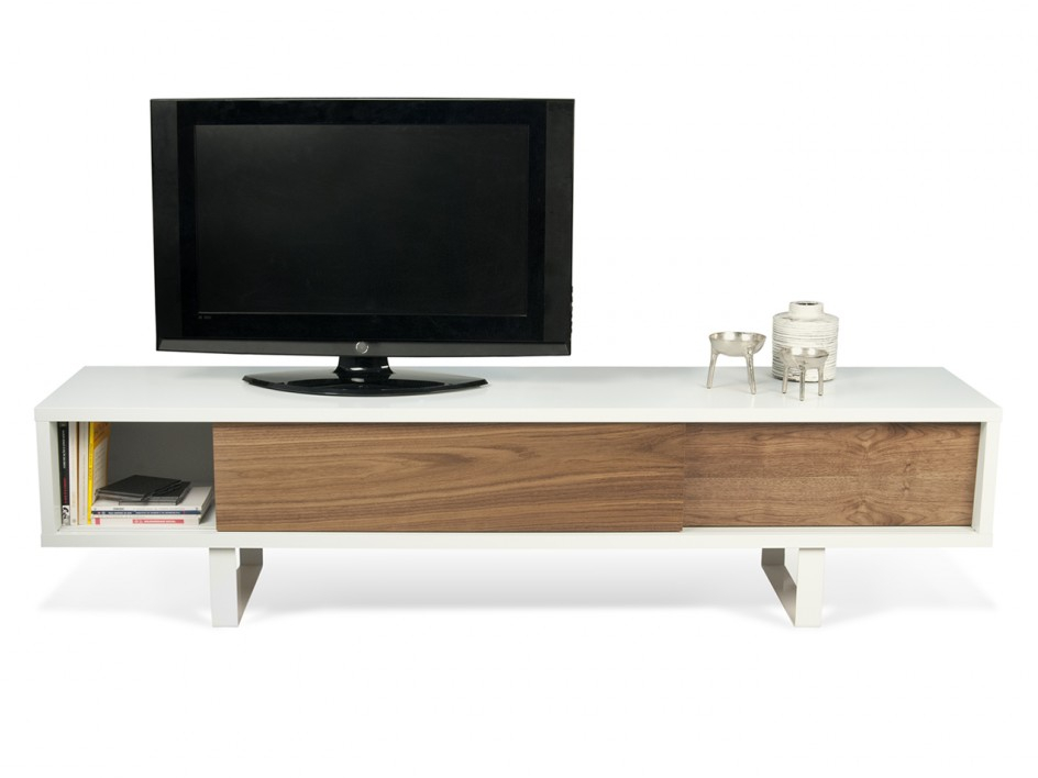 TV cabinet with sliding doors SLIDE By TemaHome design Nuno Henriques