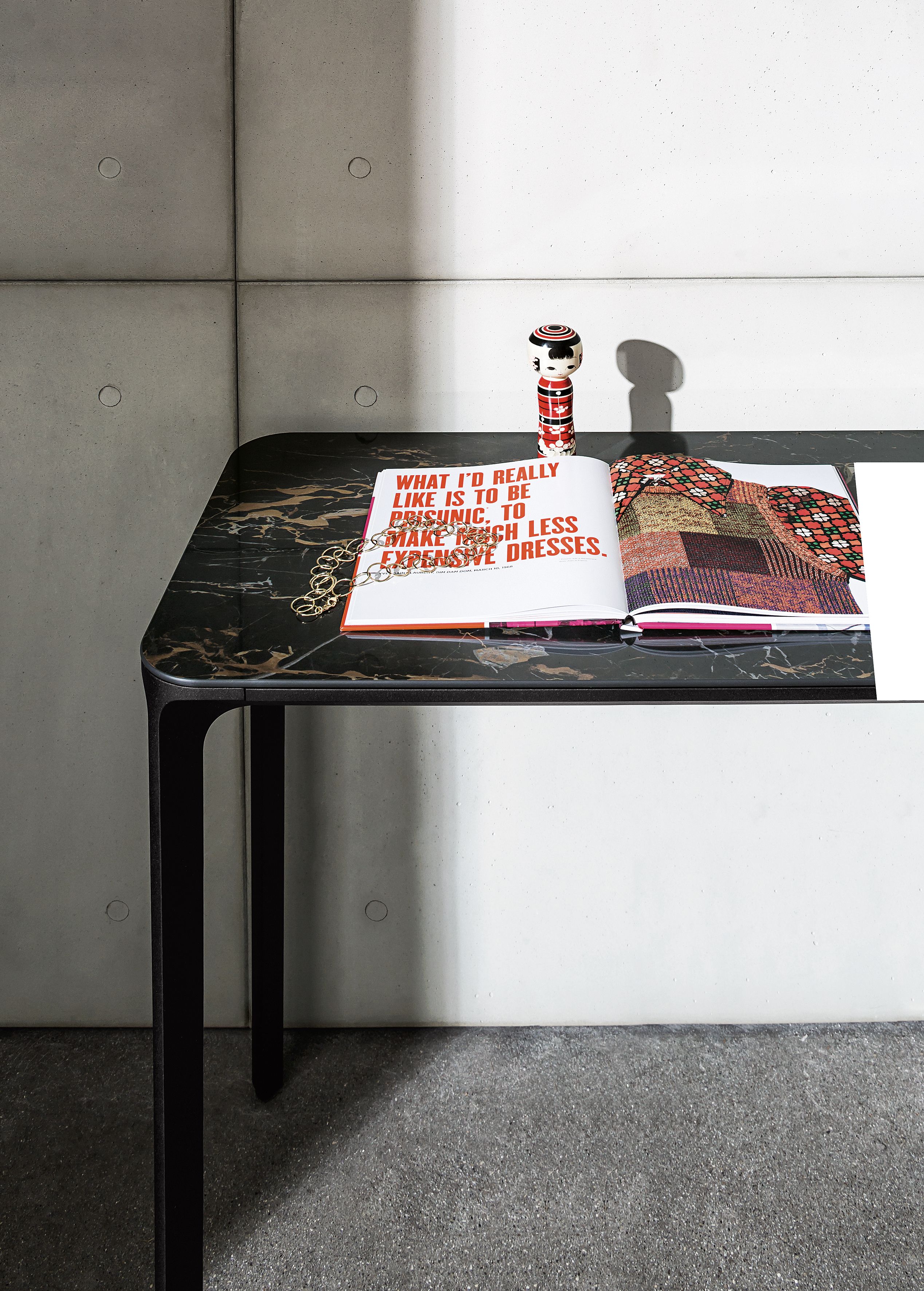 SLIM 4 LEGS | Ceramic console table Rectangular ceramic console table ...