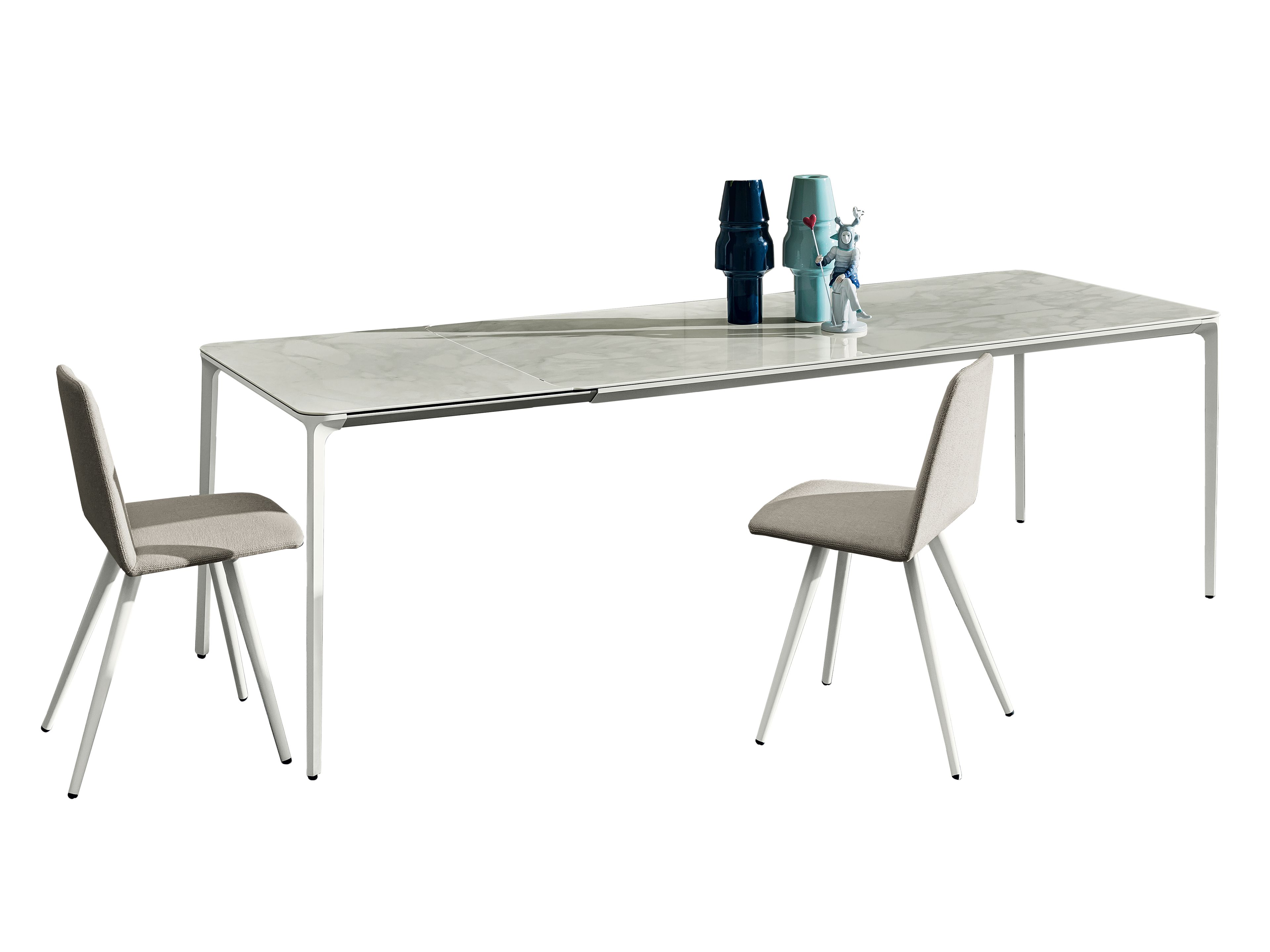 SLIM EXTENSIBLE | Ceramic table Extending ceramic table By Sovet italia ...