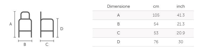 SLIM | High stool Slim Collection By Midj design Paolo Vernier