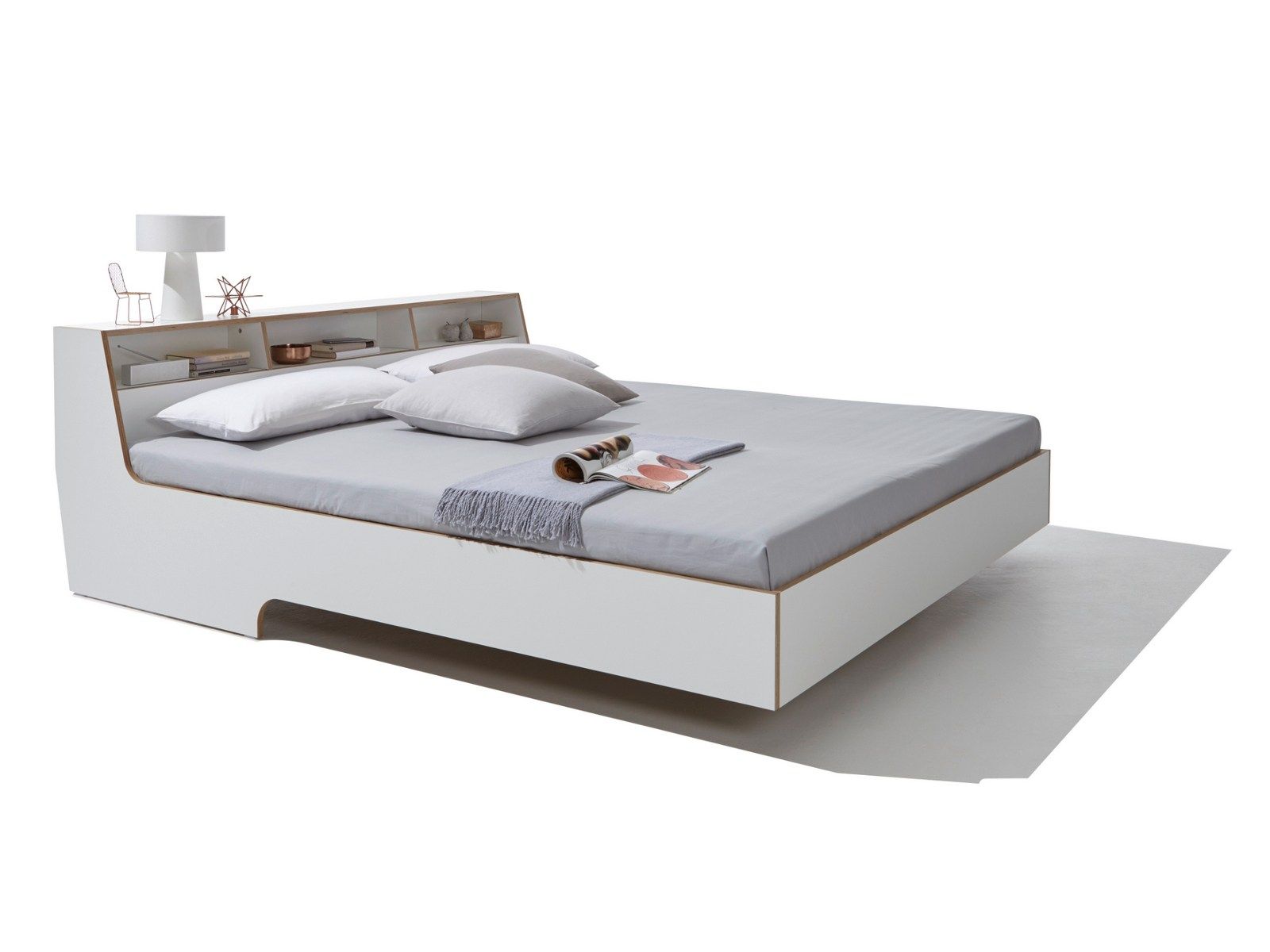 SLOPE | Bed Bed with storage headboard By Müller Small Living | design ...