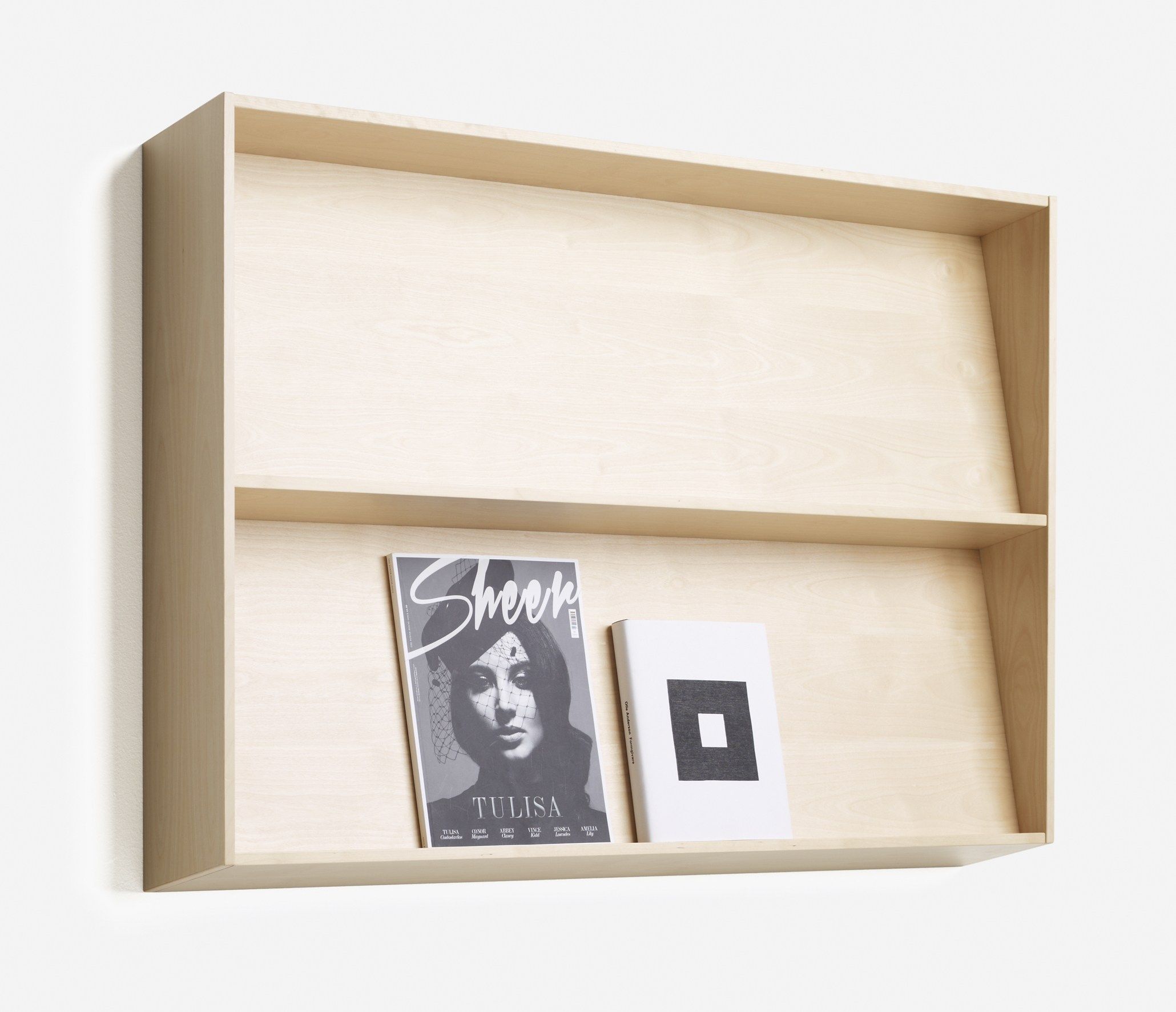 SLOPE | One-sided display unit Wall-mounted one-sided display unit By ...