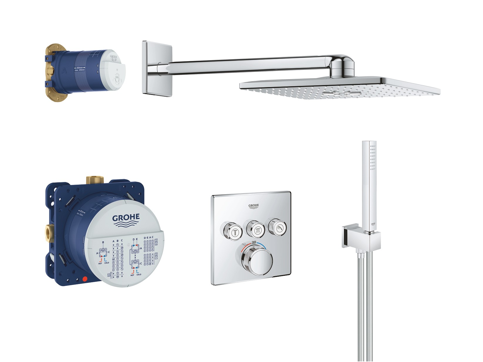 SMARTCONTROL 34706000 | Set doccia Collezione SmartControl By Grohe