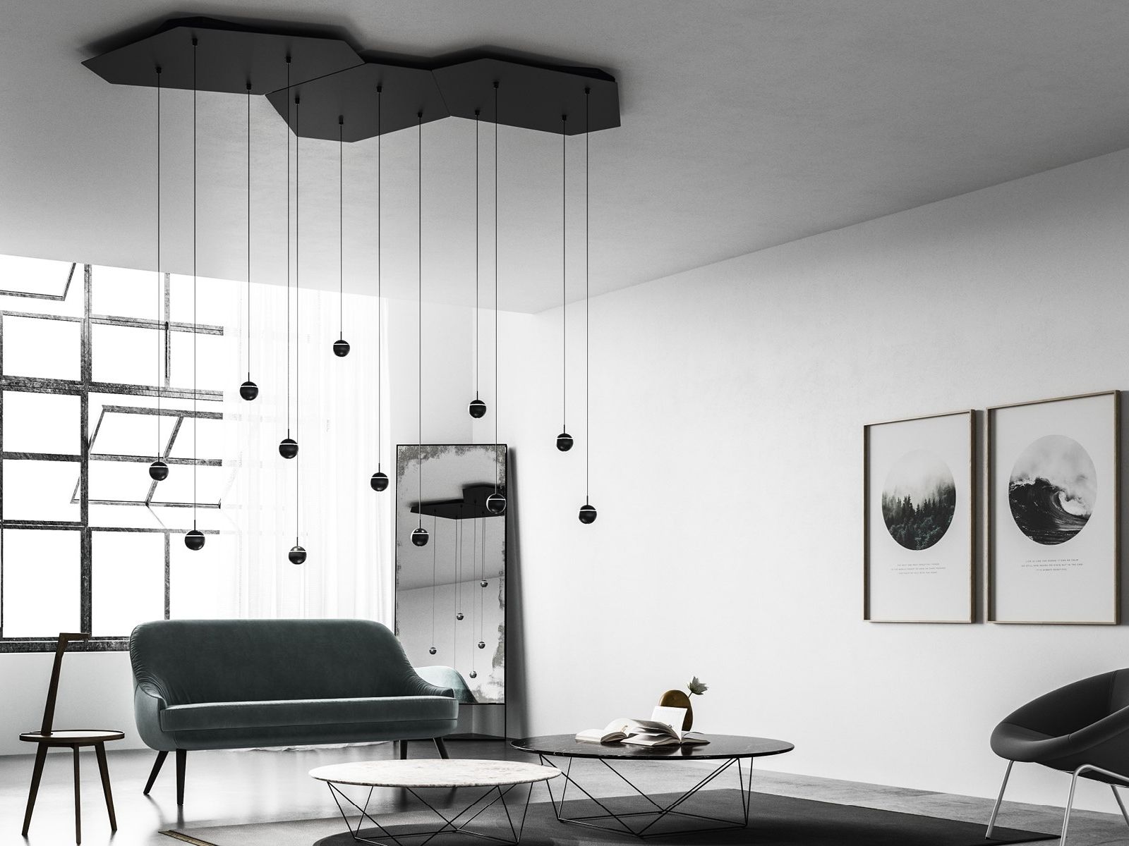 LED adjustable pendant lamp SNOOKER G-BOARD Snooker Collection By PROLICHT