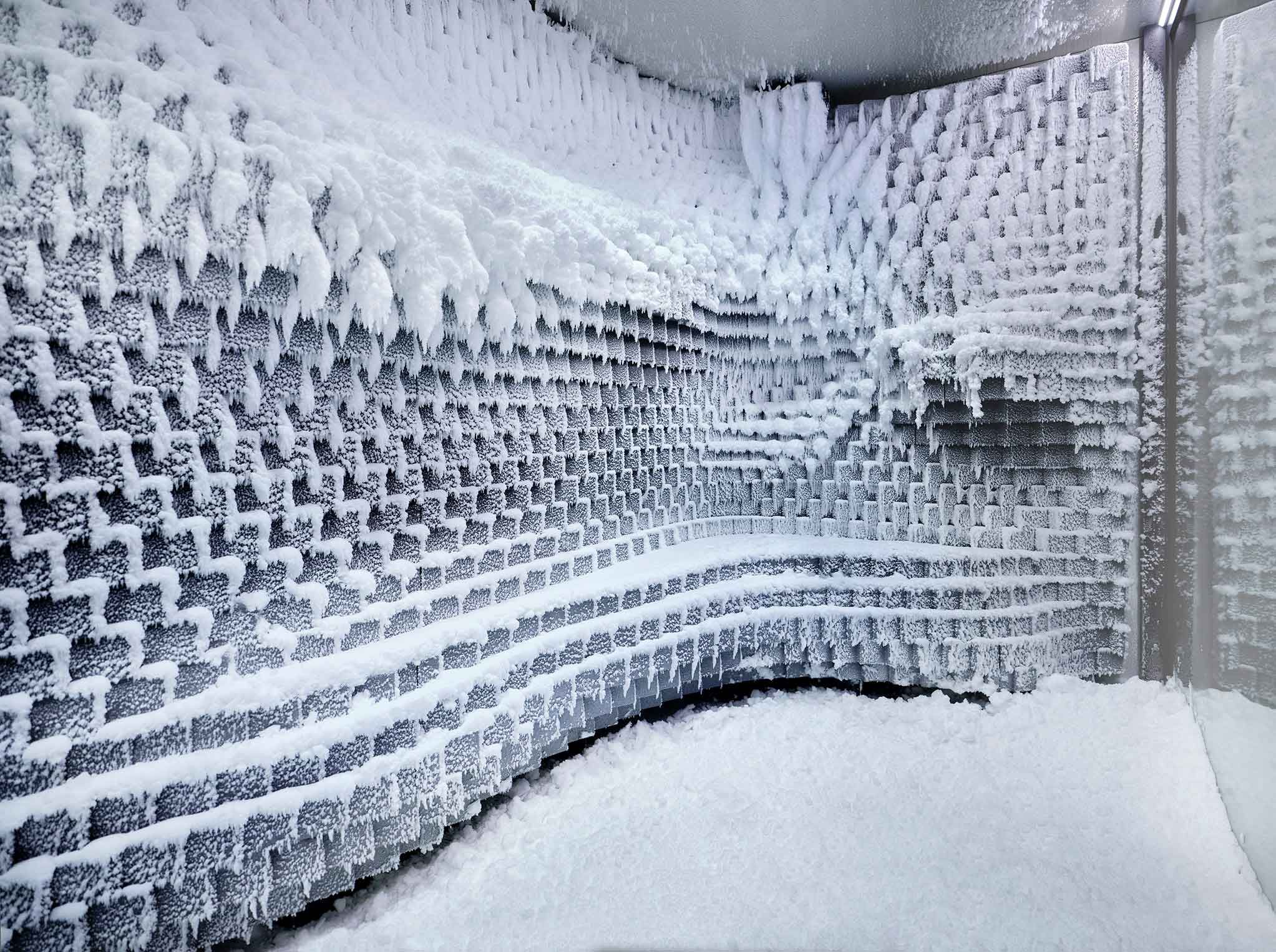 SNOWROOM CUBIC DESIGN Ice cave By TechnoAlpin Indoor