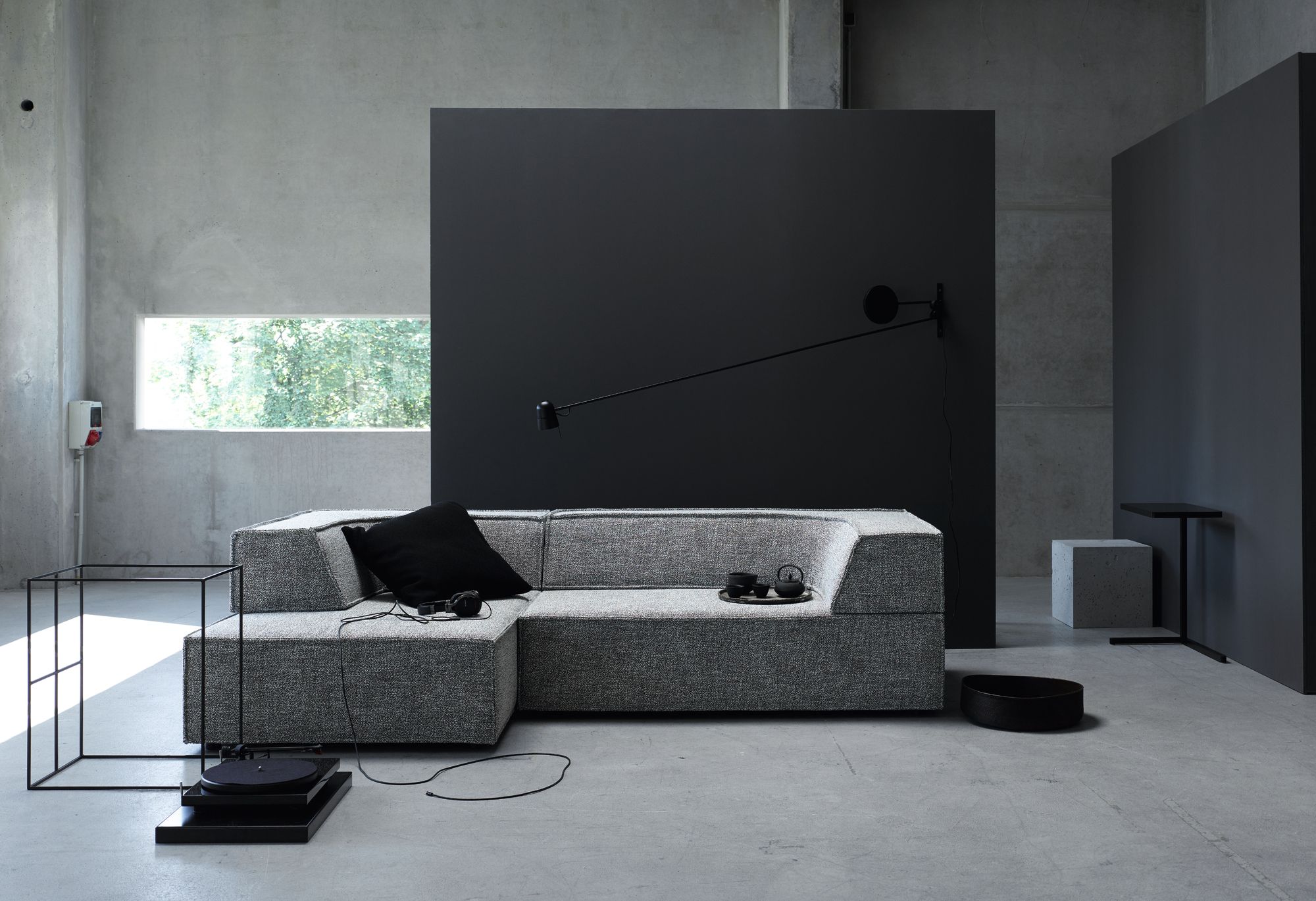 TRIO | Sofa with chaise longue Trio Collection By COR design Team form