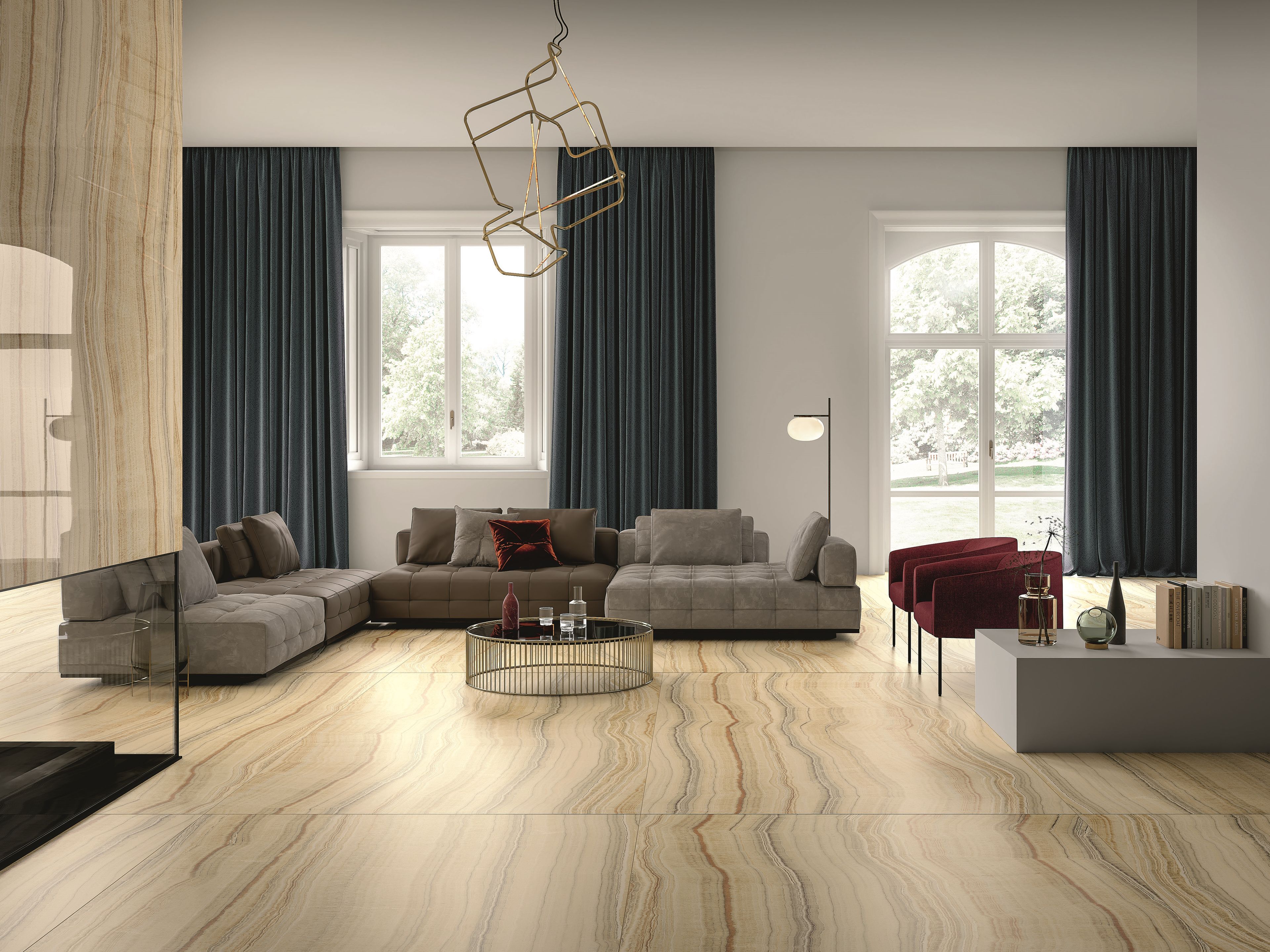 Porcelain stoneware wall/floor tiles with marble effect SOFT ONYX Marmi ...