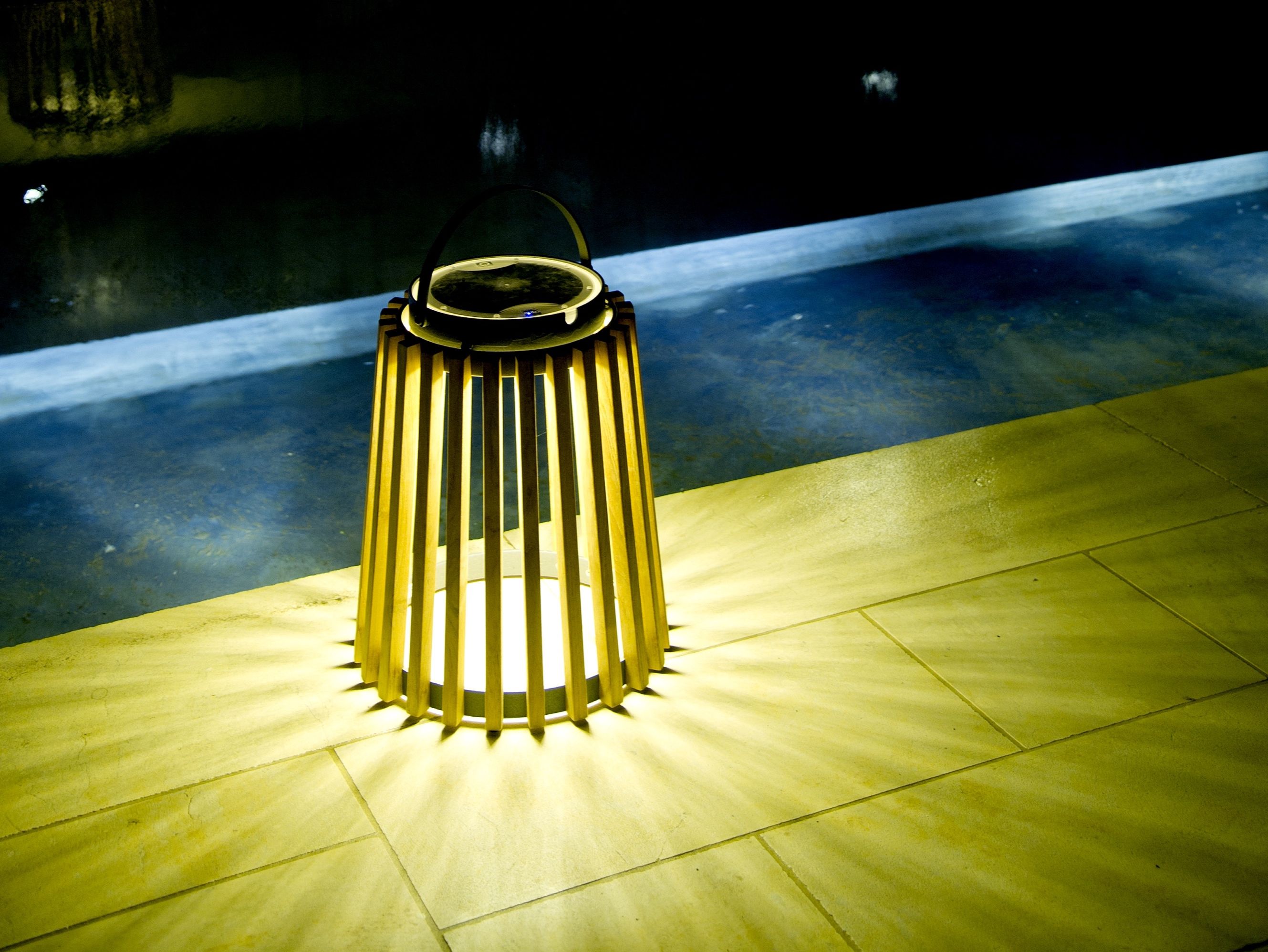 SOLARE | Teak lantern Solare Collection By Unopiù