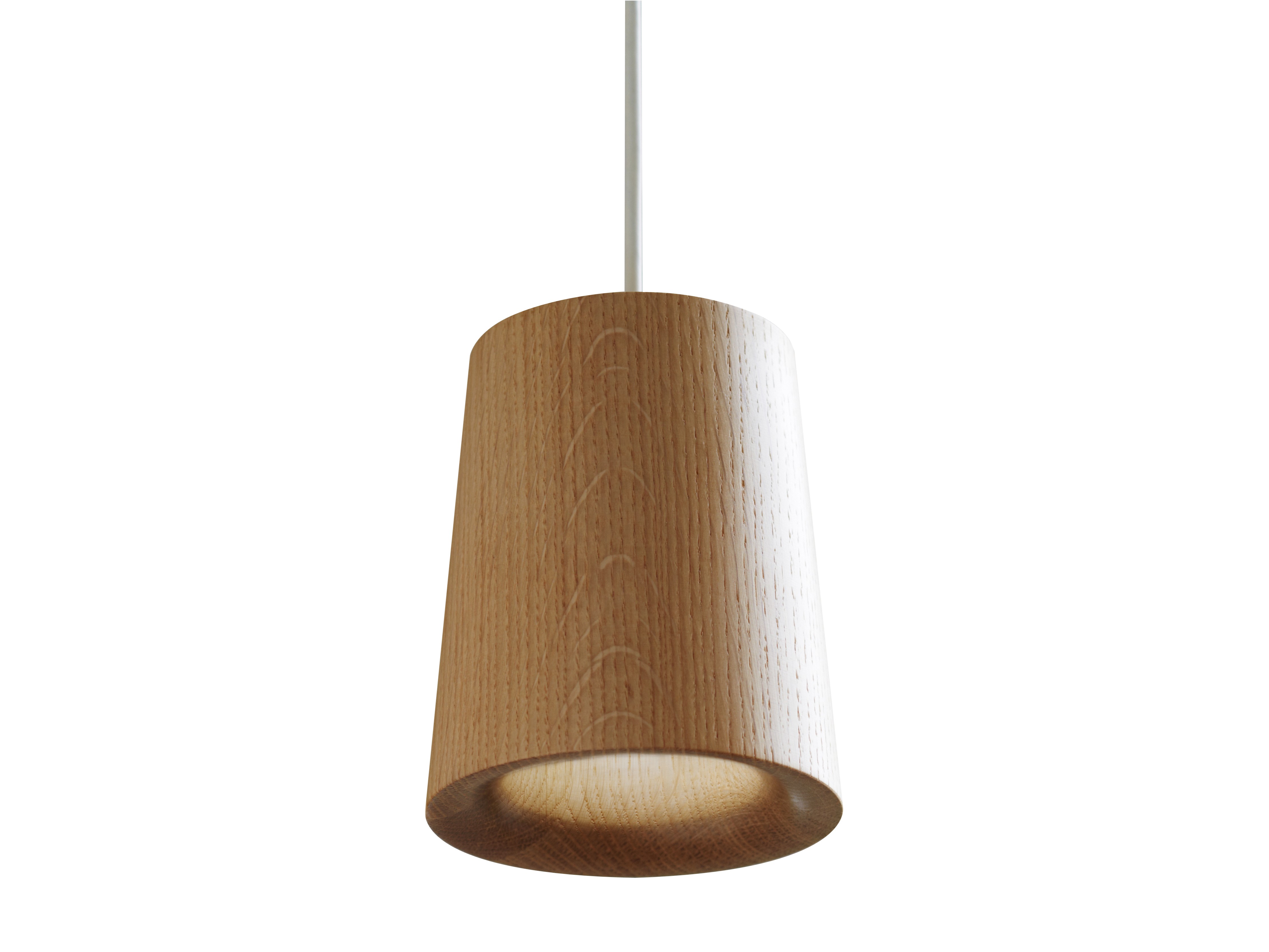 SOLID CONICAL LED dimmable oak pendant lamp By Case | design Terence ...