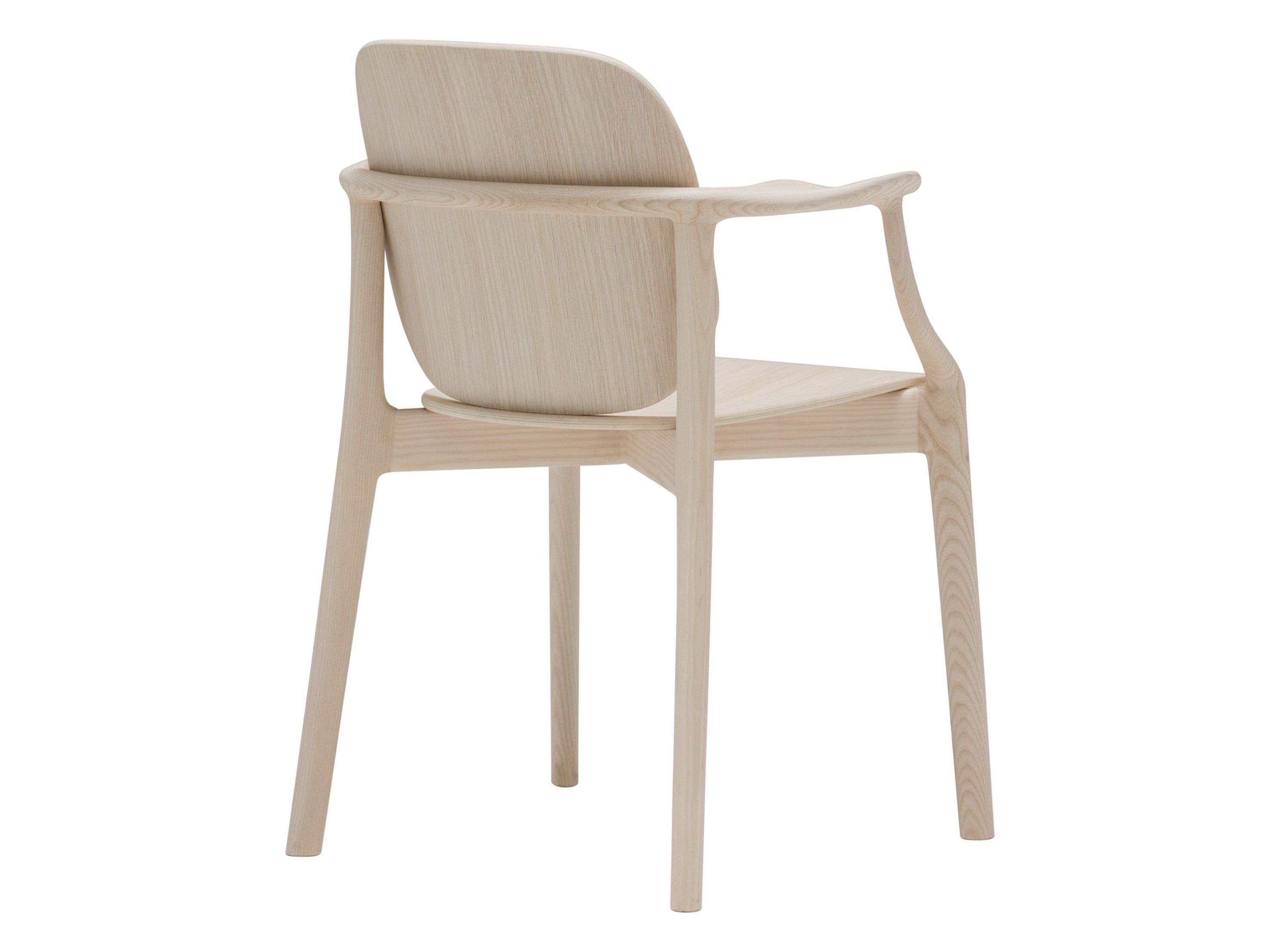 SOLO CHAIR SO3021 Solid wood chair with armrests By Andreu World ...