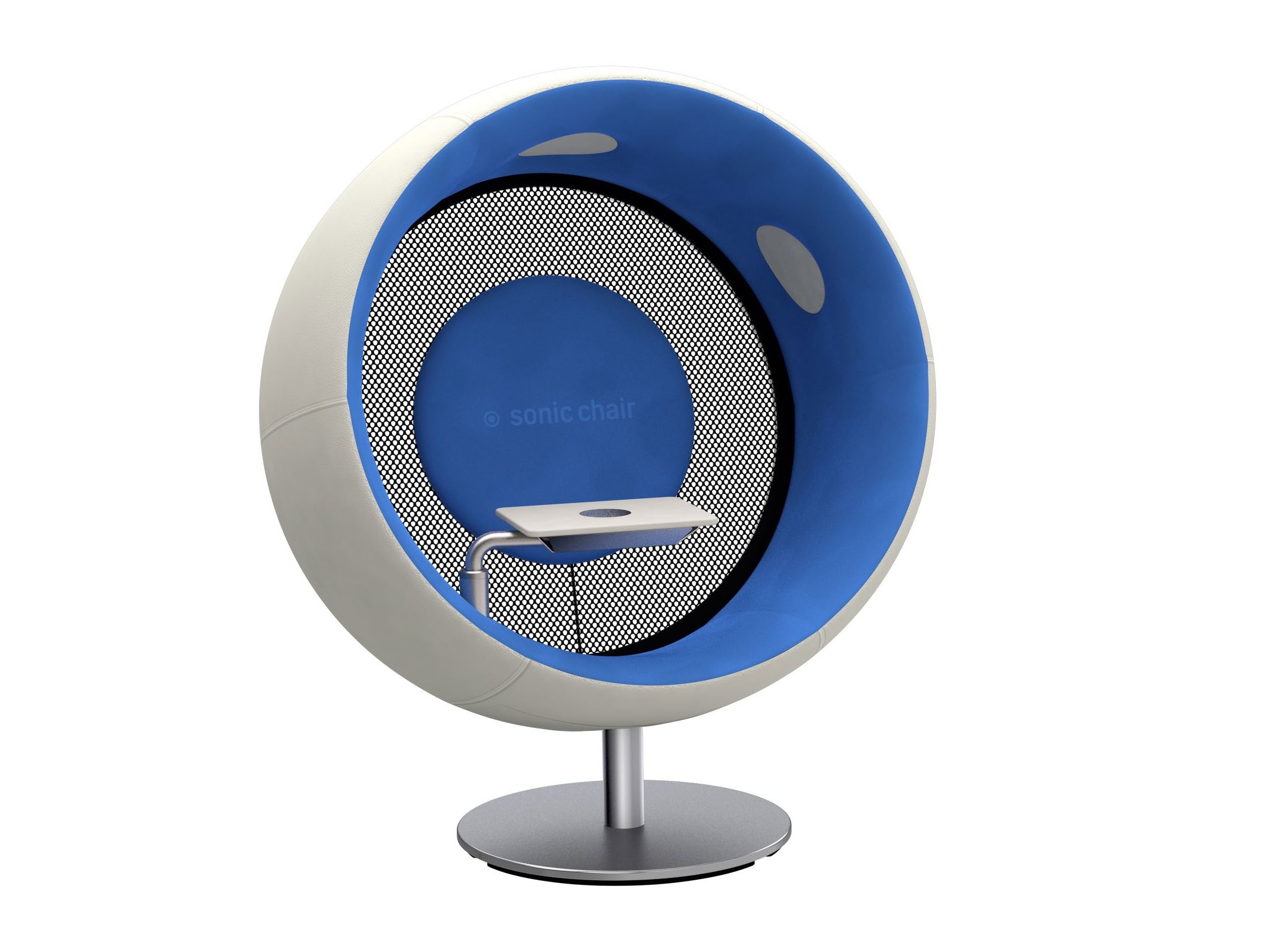 Fauteuil acoustique avec table pliante SONIC CHAIR By sonic chair ...