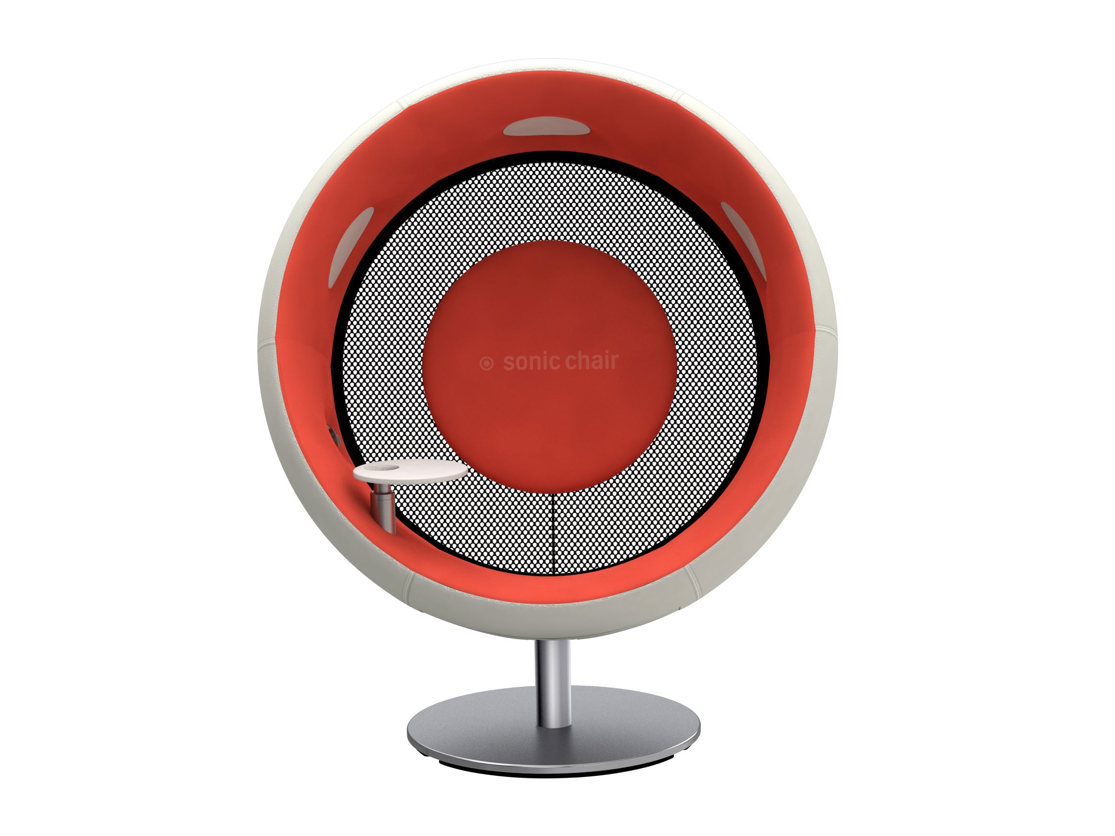 Acoustic armchair with round table SONIC CHAIR By sonic chair design ...