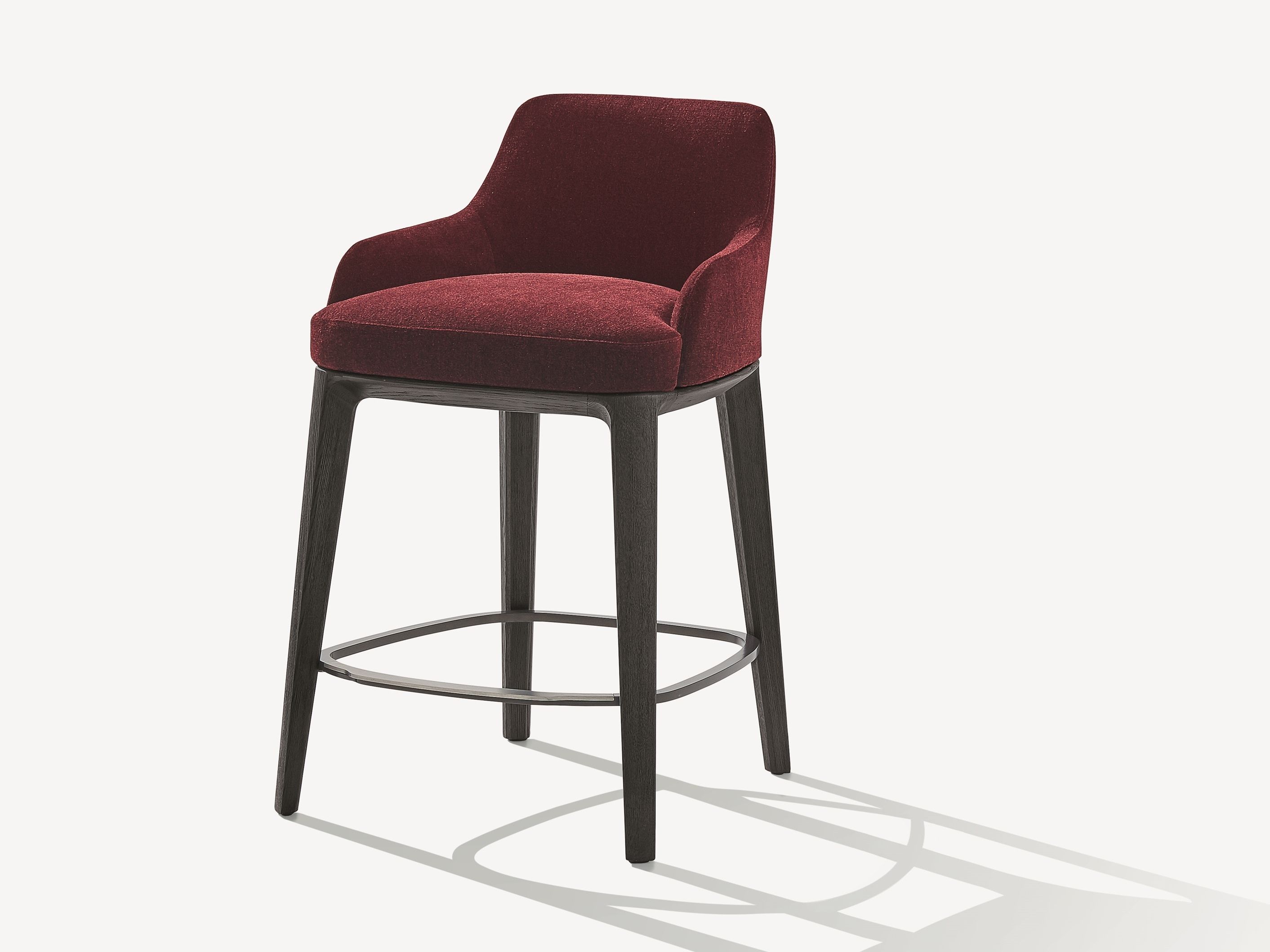 SOPHIE | Fabric stool Sophie Collection By Poliform design Emmanuel Gallina