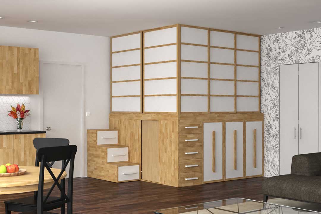 SPAZIOBED | Solid wood bed SPAZIOBED Collection By Cinius