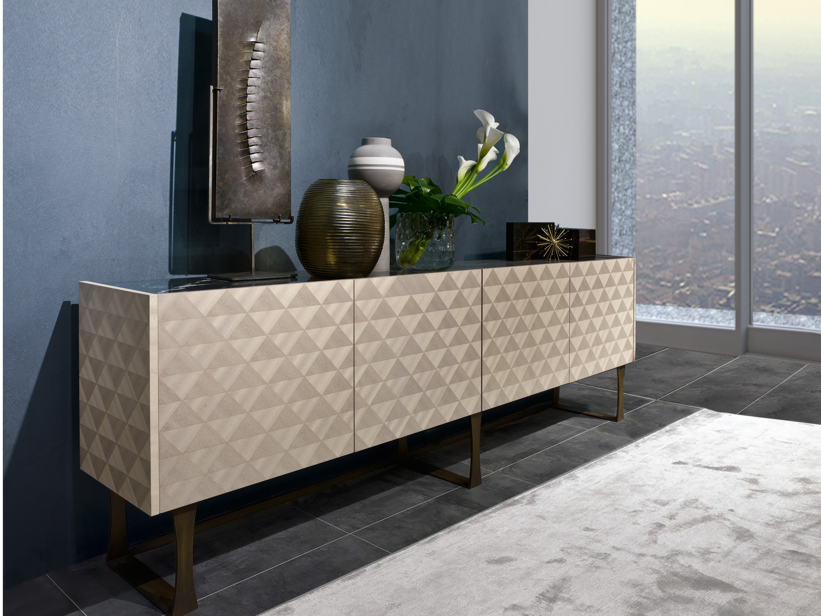 SQUARE | Sideboard Sideboard with doors By Carpanelli