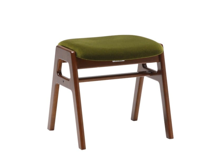 Stool Wooden and fabric stacking stool By KARIMOKU