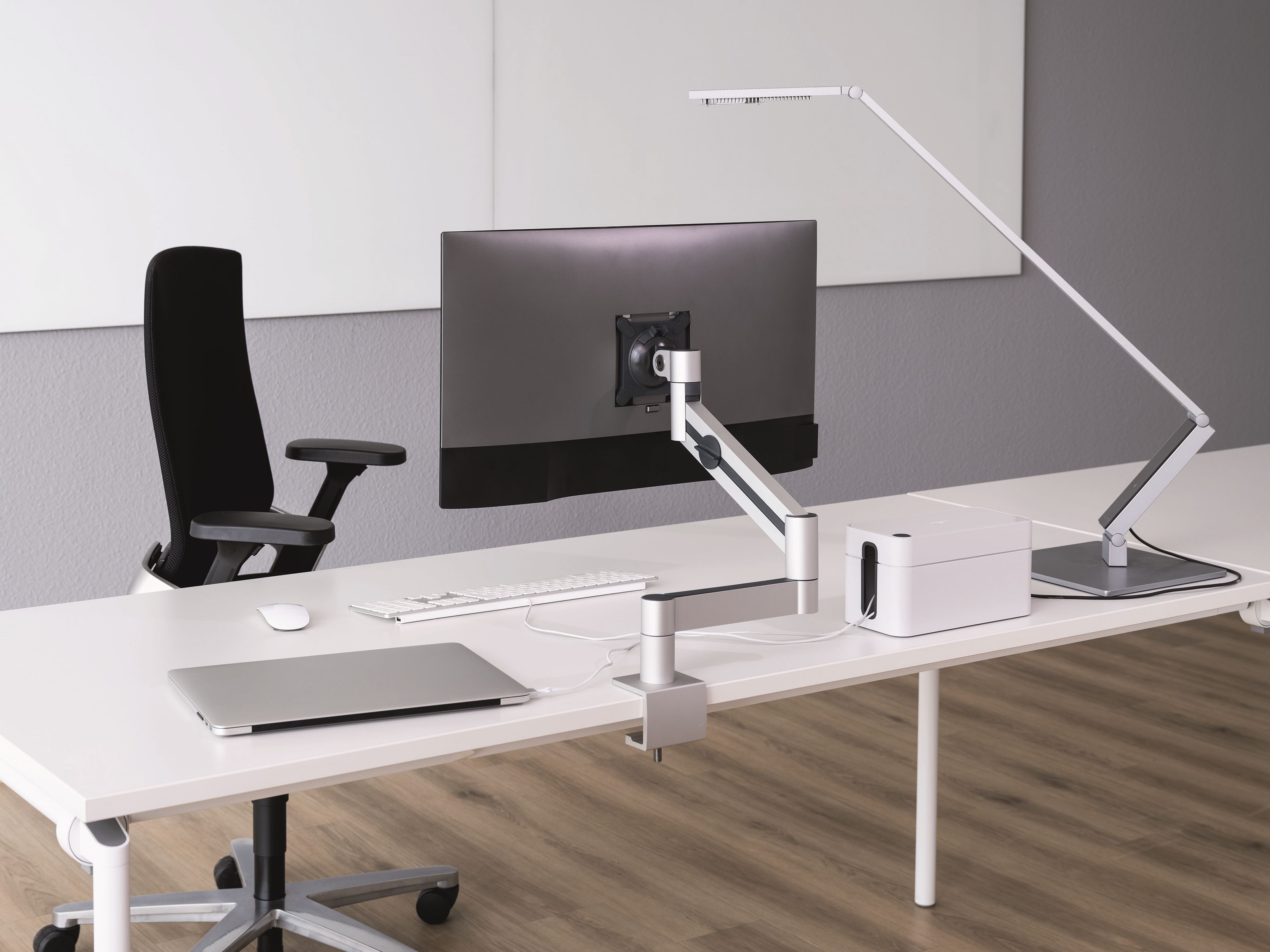 MONITOR MOUNT WITH ARM - DESK CLAMP By Durable