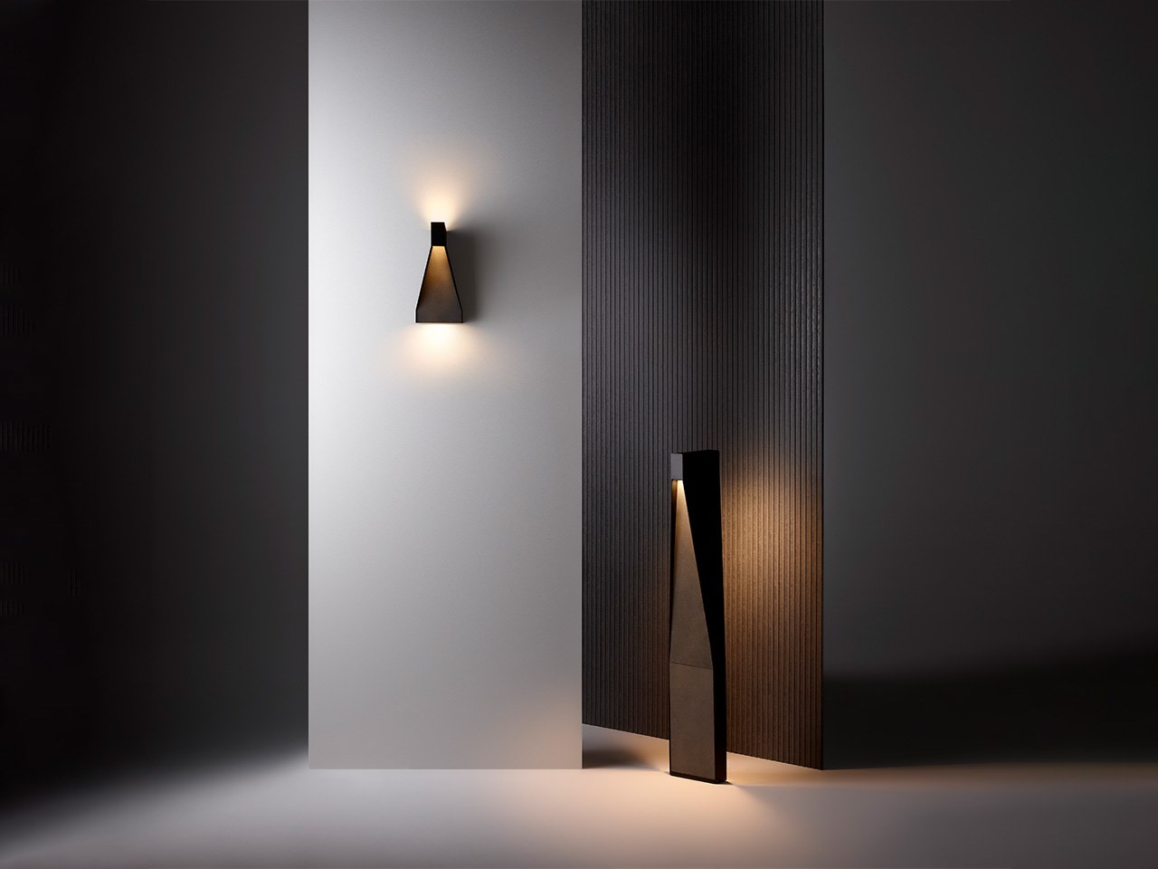 STANDLEY LED Bluestone outdoor bollard By Rakumba | design Jon Goulder