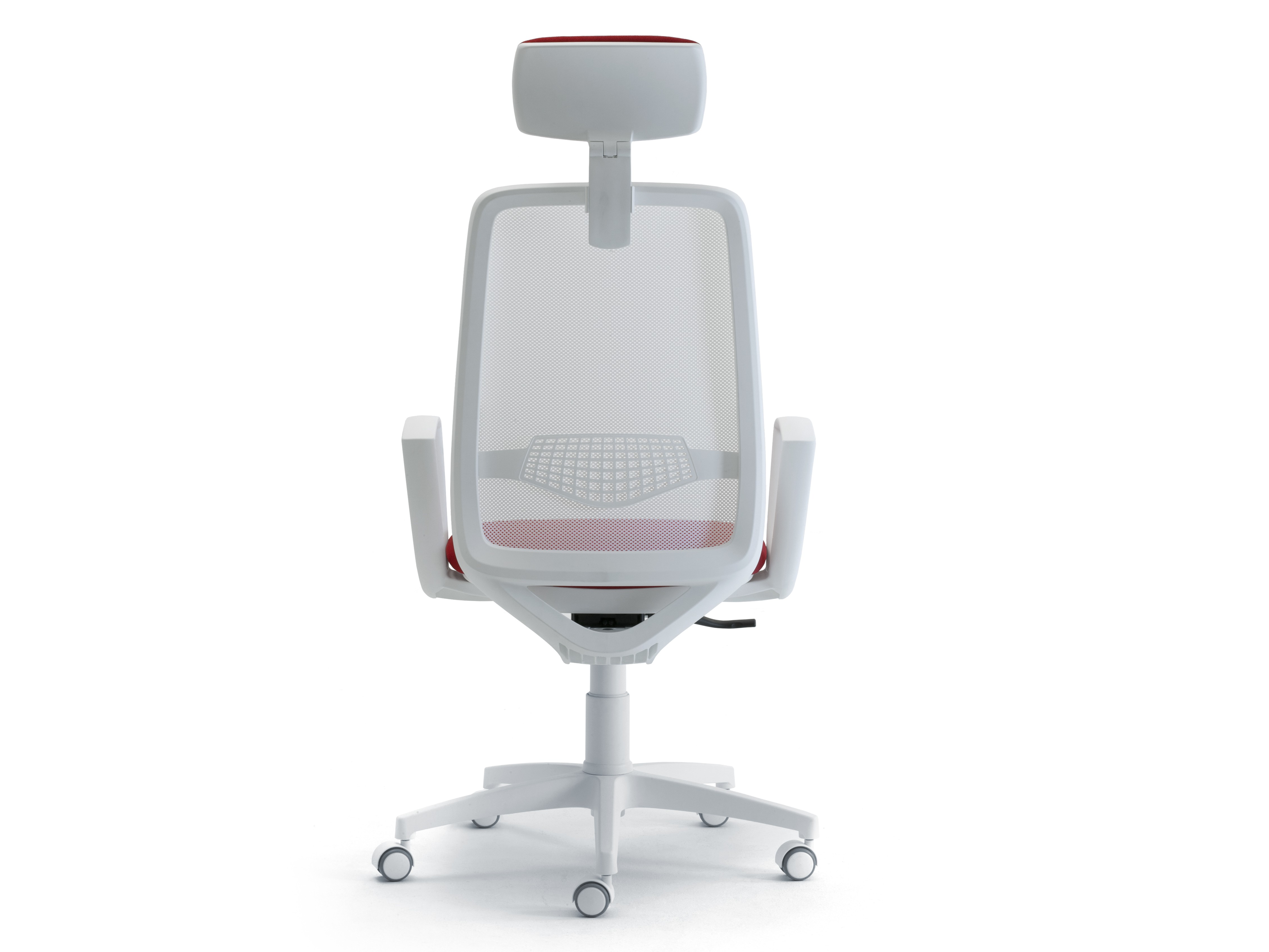 STAR Swivel fabric office chair with 5-Spoke base with headrest By Leyform