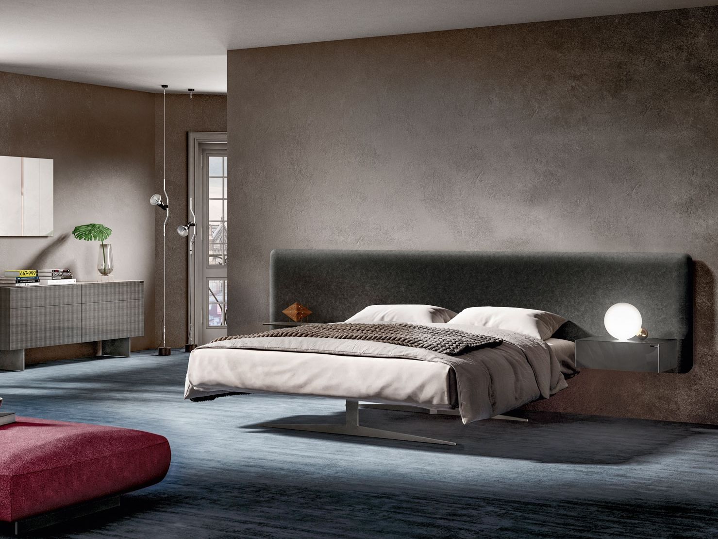 STEEL FREE | Bed By Lago design Daniele Lago