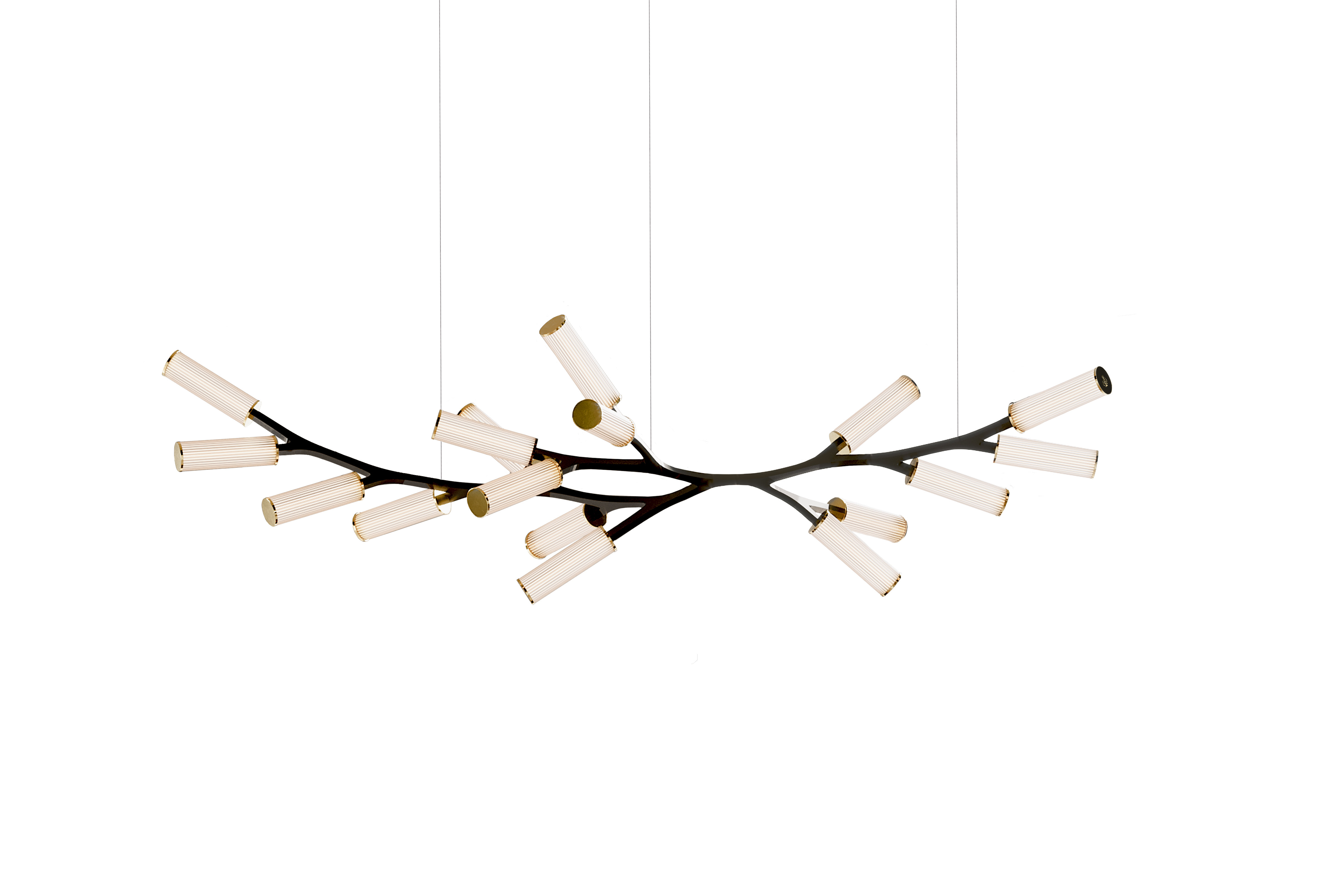 STEINWAY HAARA LED brass pendant lamp By Cameron Design House