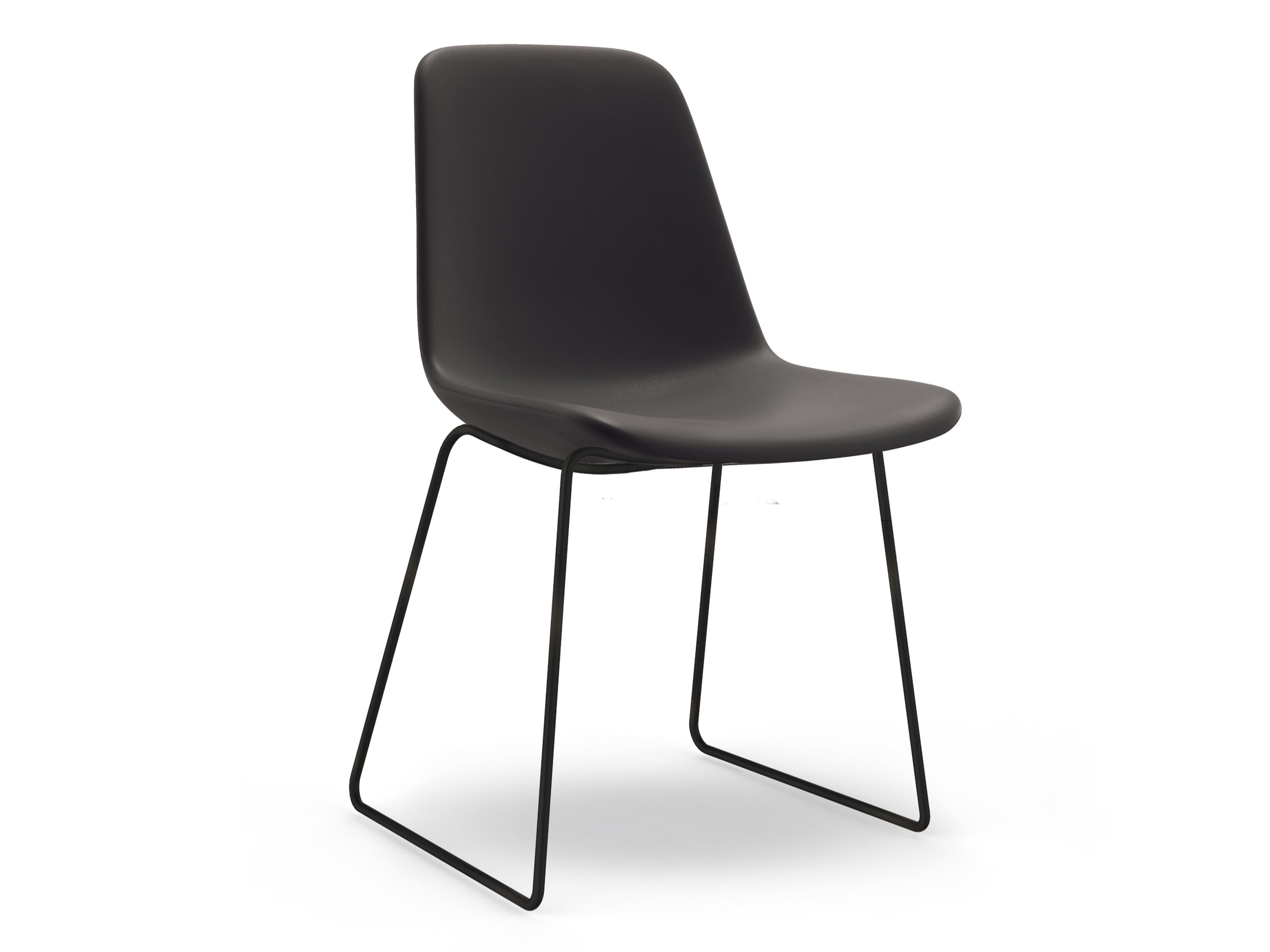 STEP Sled base integral polyurethane foam chair By Tonon | design Mac Stopa