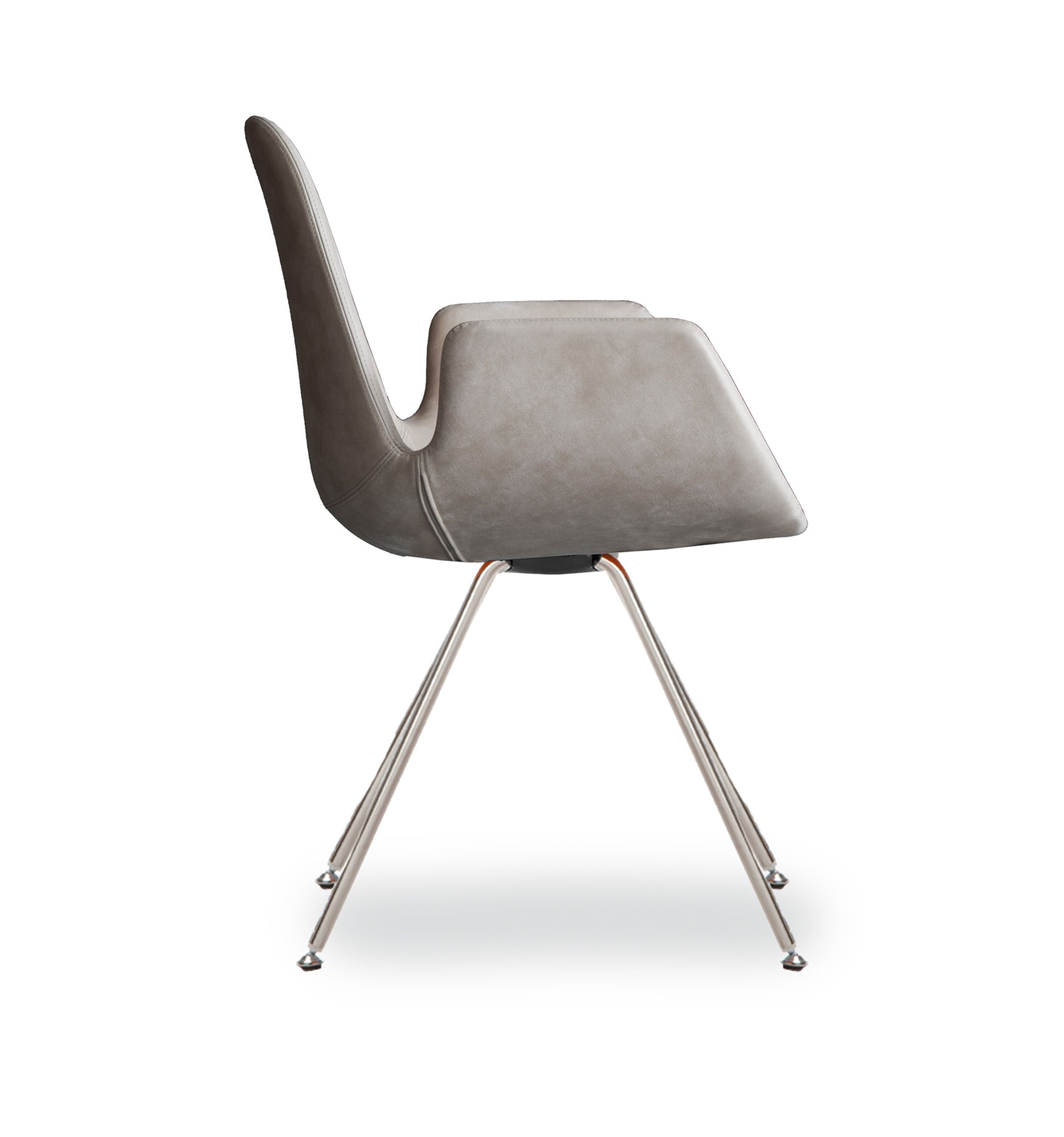 STEP Upholstered chair with armrests By Tonon | design Mac Stopa